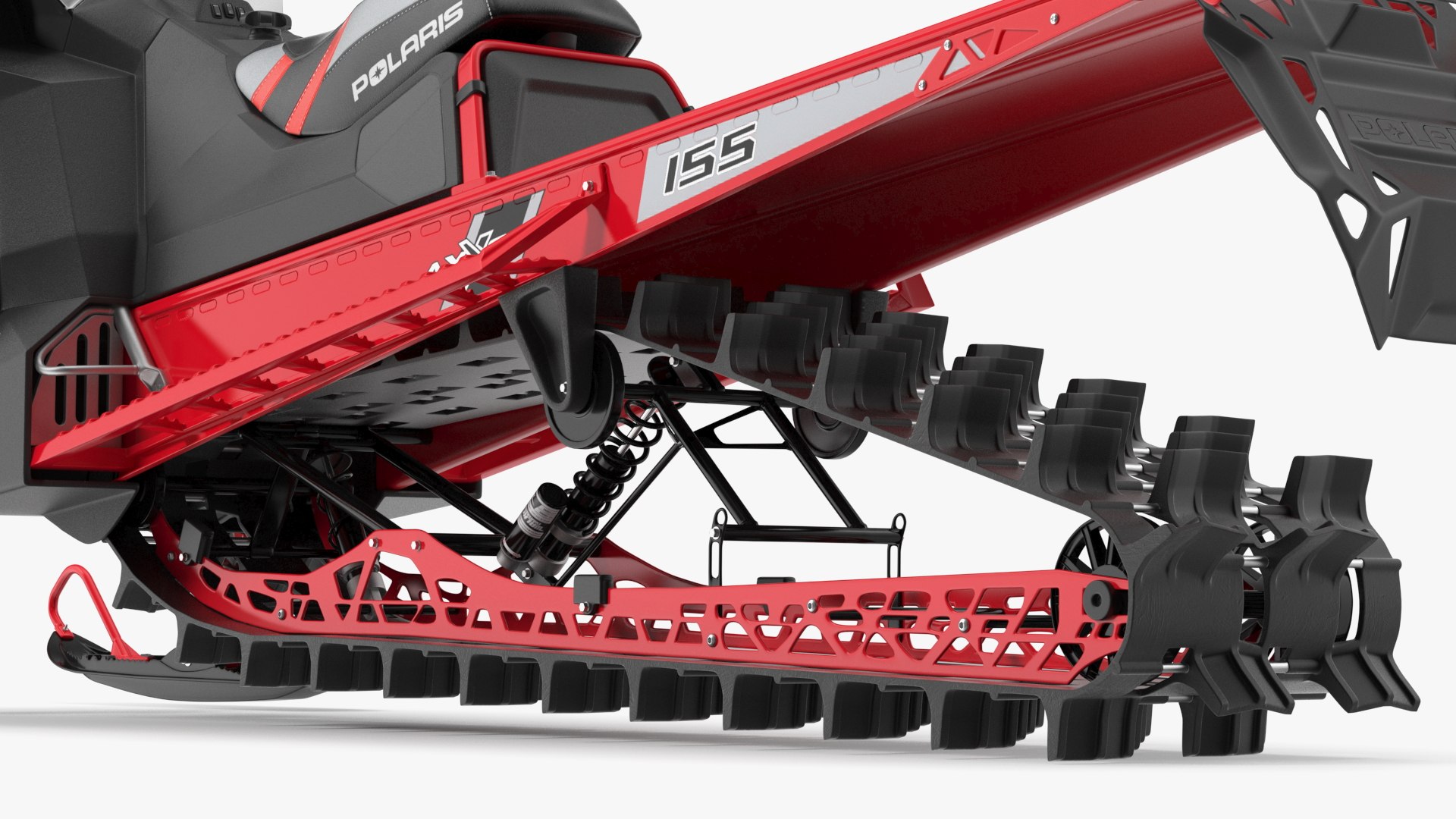 3D Polaris Sled Red Rigged Model - TurboSquid 2054584
