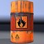 3d Barrel Flammable Explosive