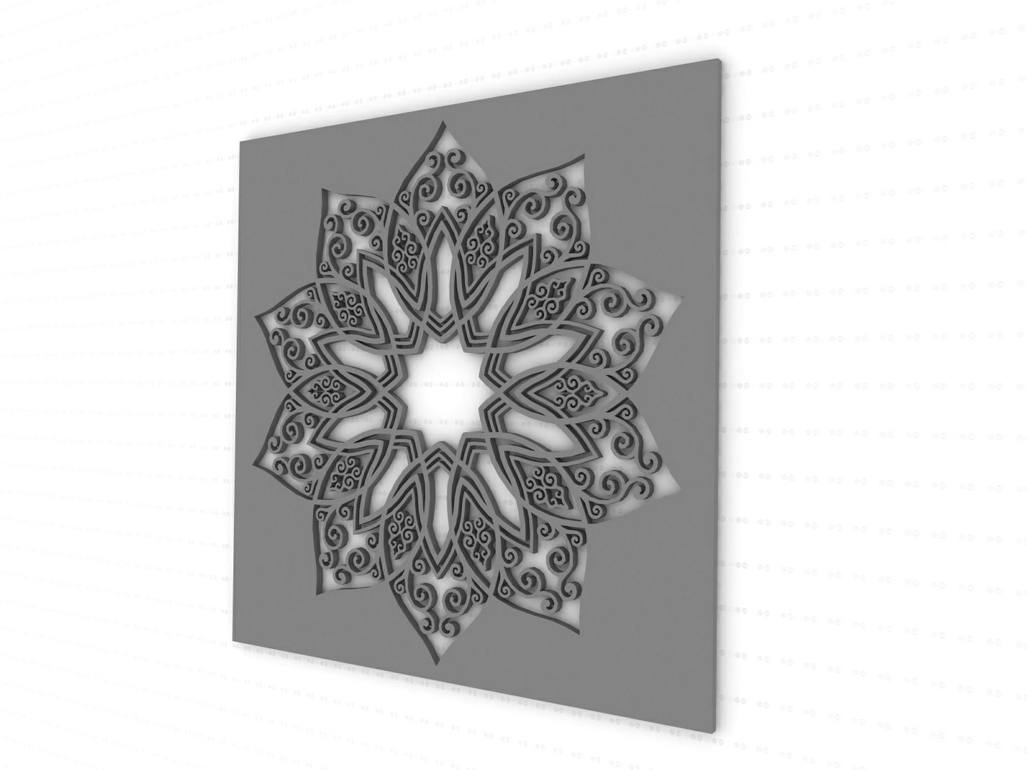 Mandala cnc model - TurboSquid 1454881