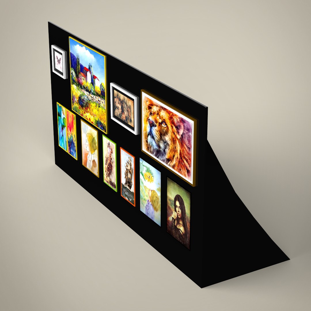 3D Picture frames - TurboSquid 1761058