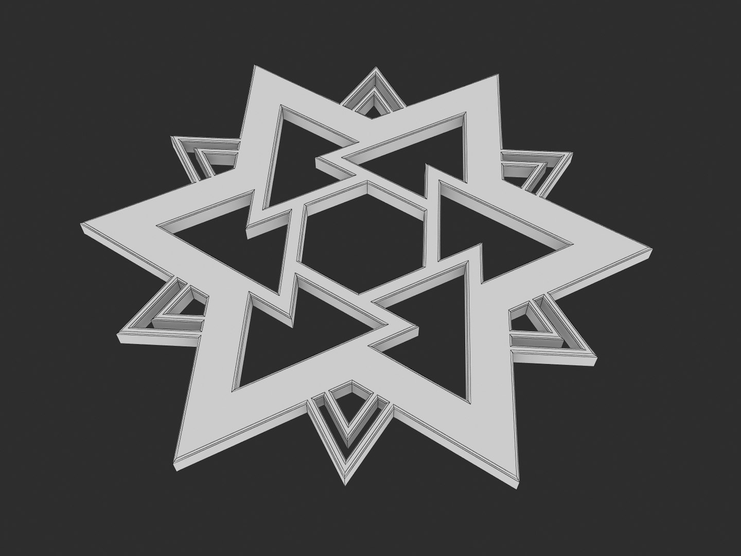 3D Star David - TurboSquid 1416836