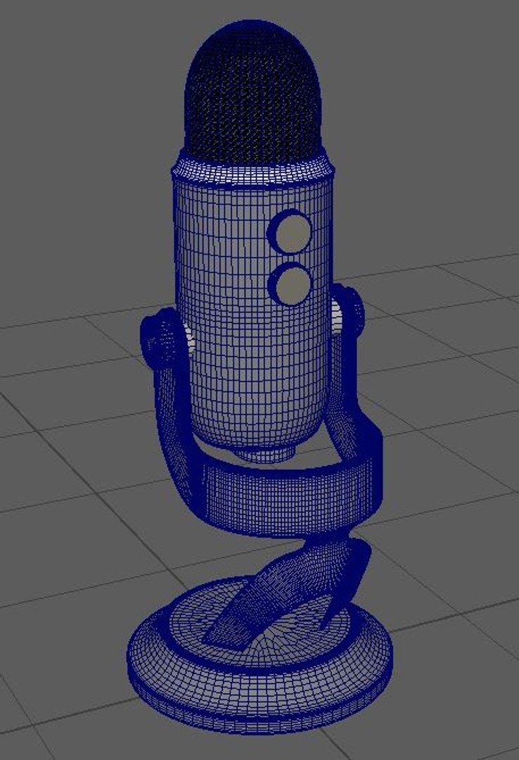 Blue Yeti Microphone Model - TurboSquid 1285658