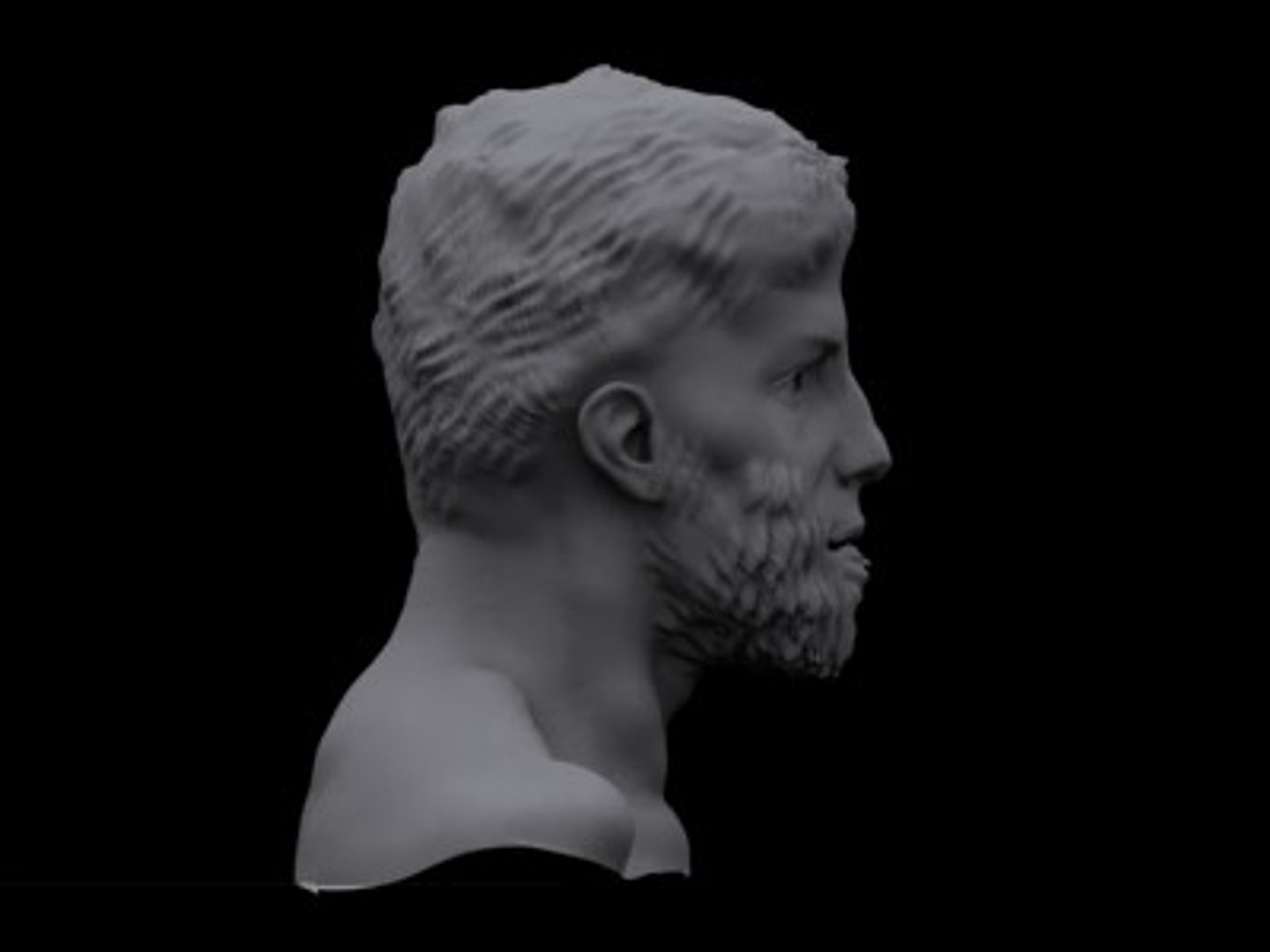 Maya Statue Head
