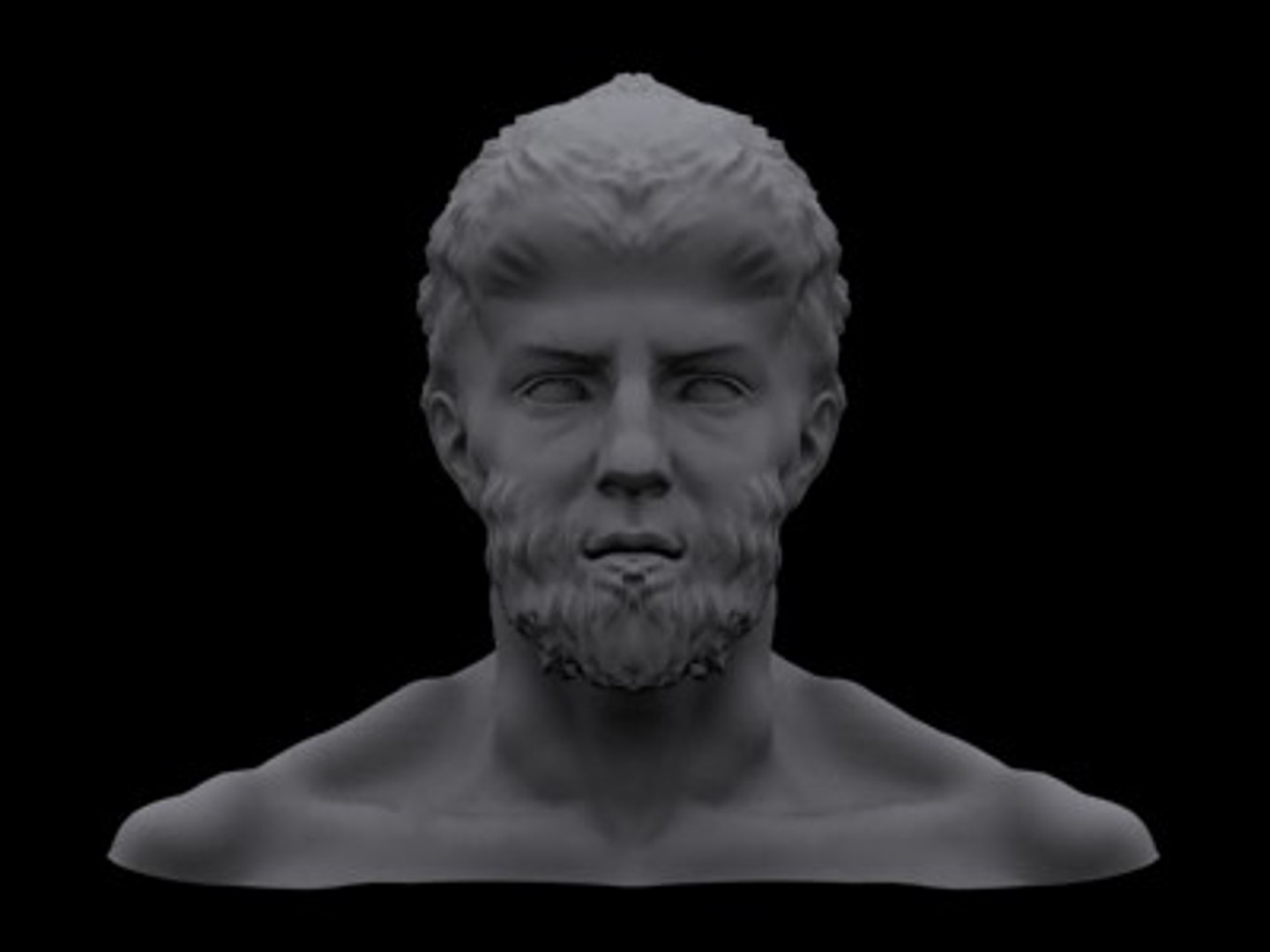 Maya Statue Head