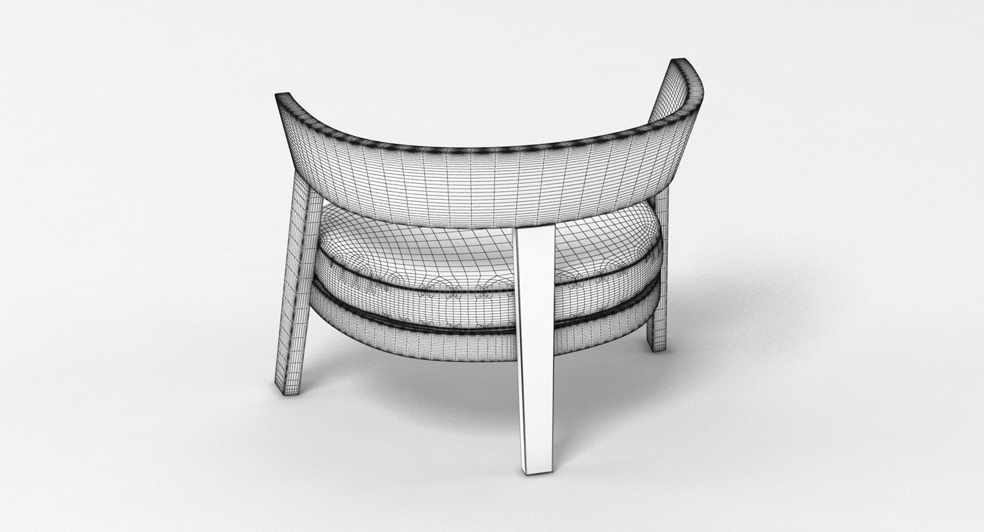 3d Model Flexform Abbracci Chair