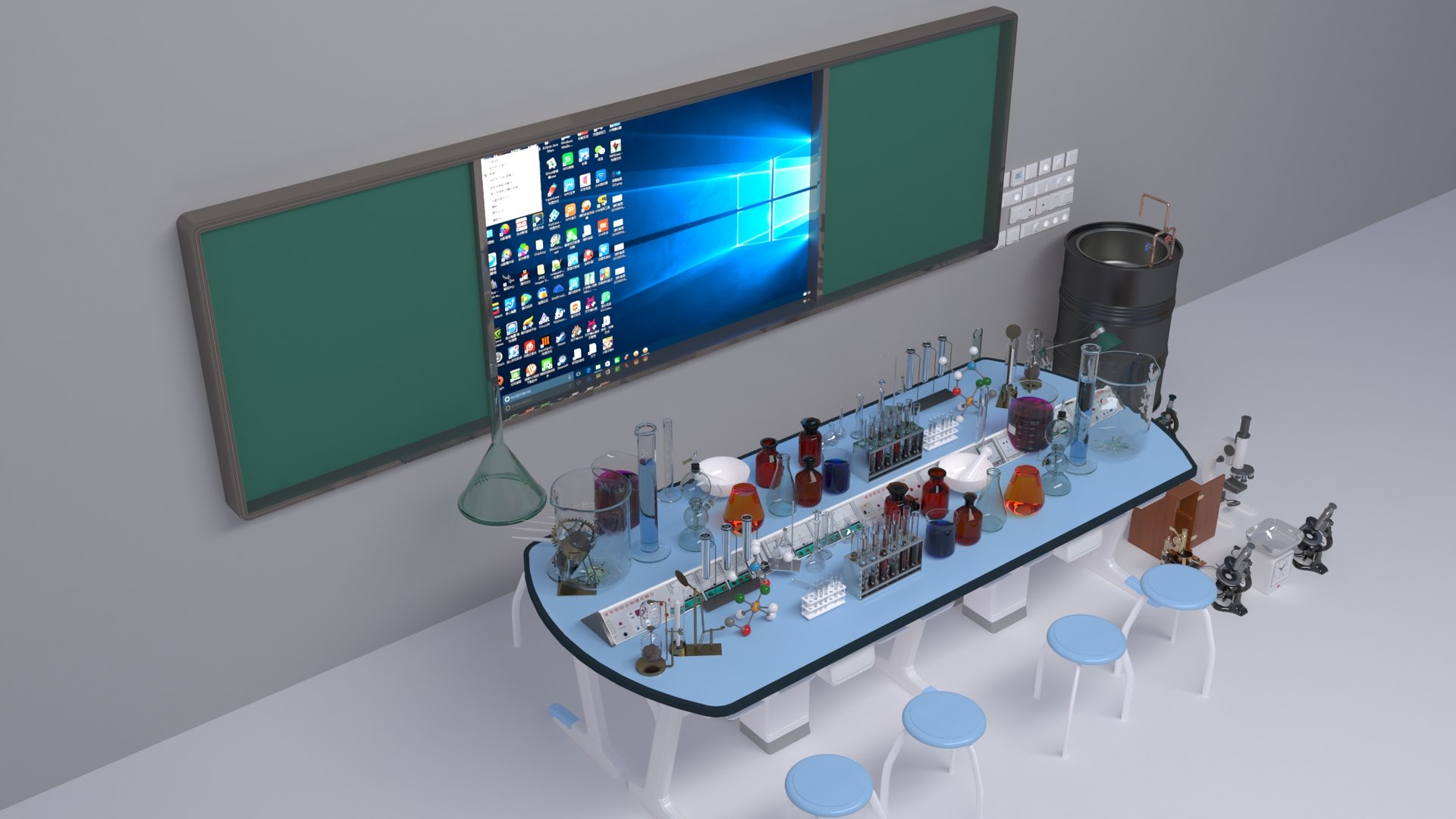 modelo 3d Equipo de laboratorio - TurboSquid 1680334