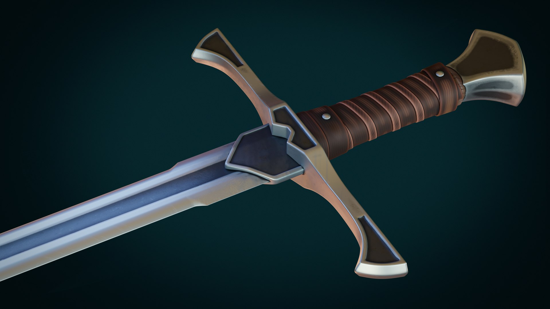 3D Steel Sword - TurboSquid 1847600