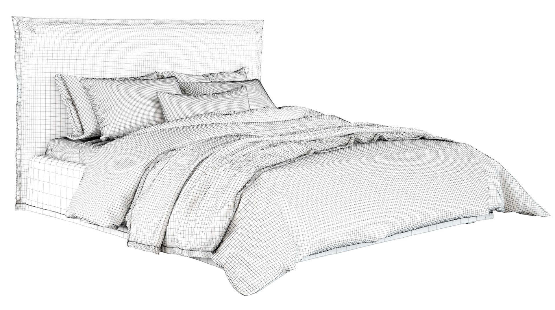 3D Bed-IRVING Model - TurboSquid 1824938