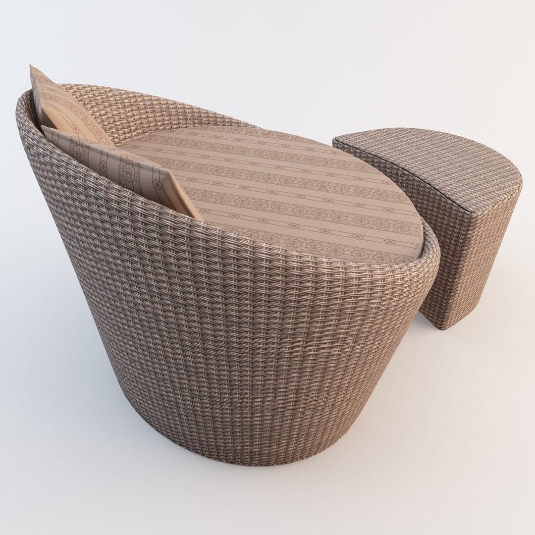 Max Wicker Sofa