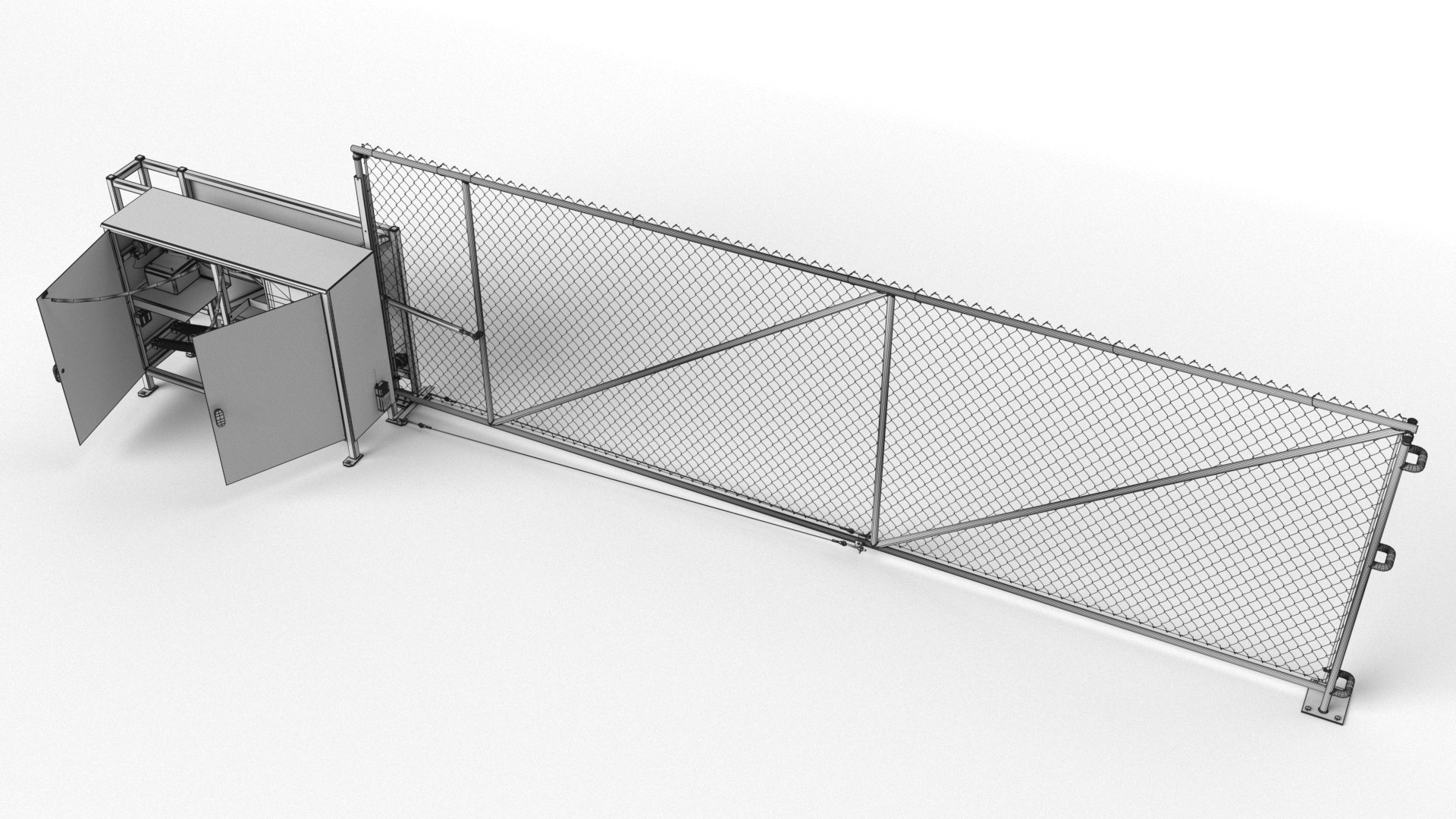 Auto Gate Vpg 3D - TurboSquid 1706951