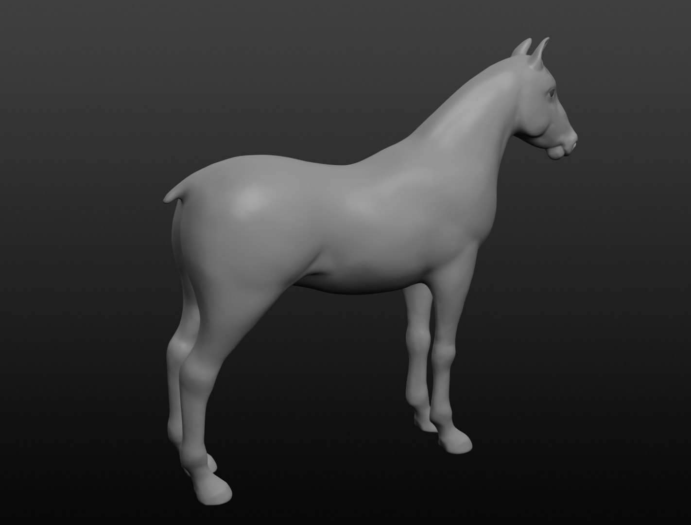 3D Horse Base Mesh Model - TurboSquid 1411570