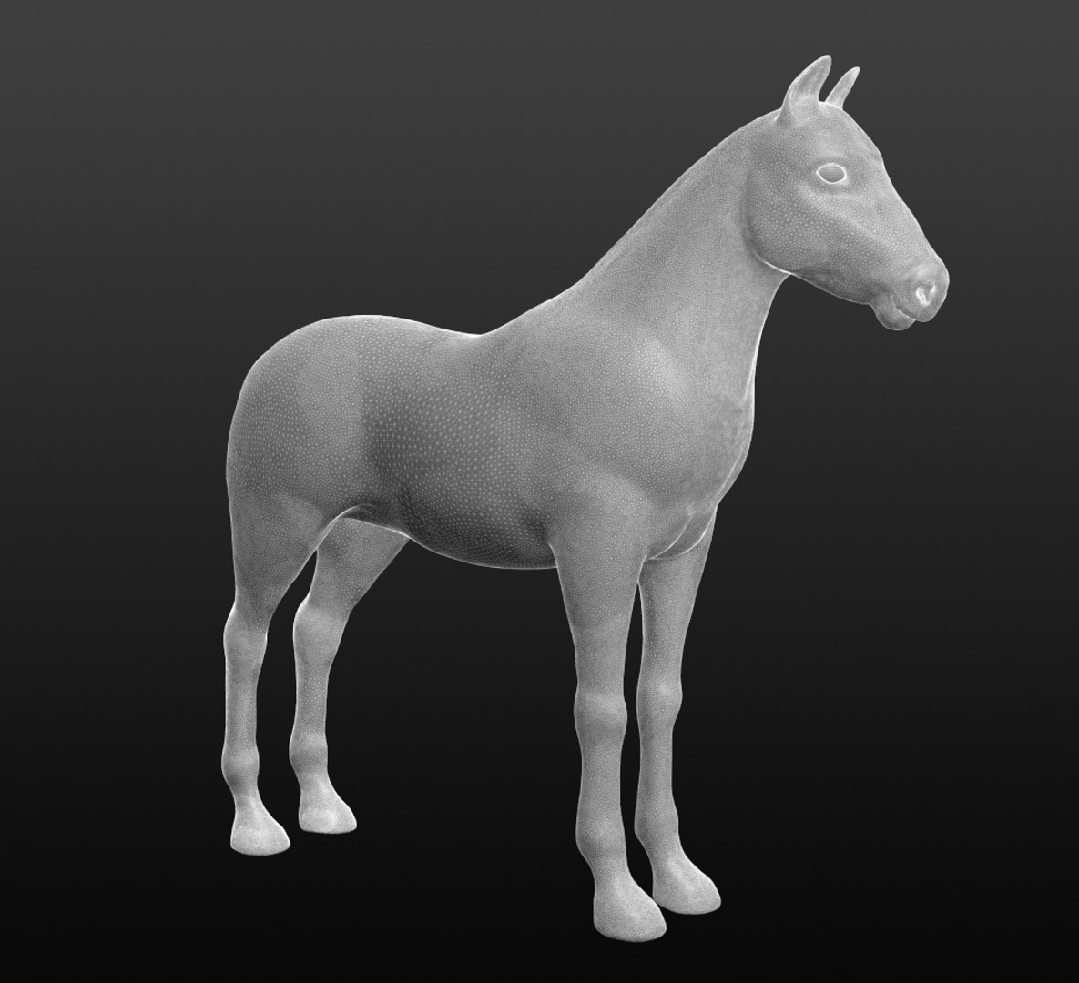 3D Horse Base Mesh Model - TurboSquid 1411570