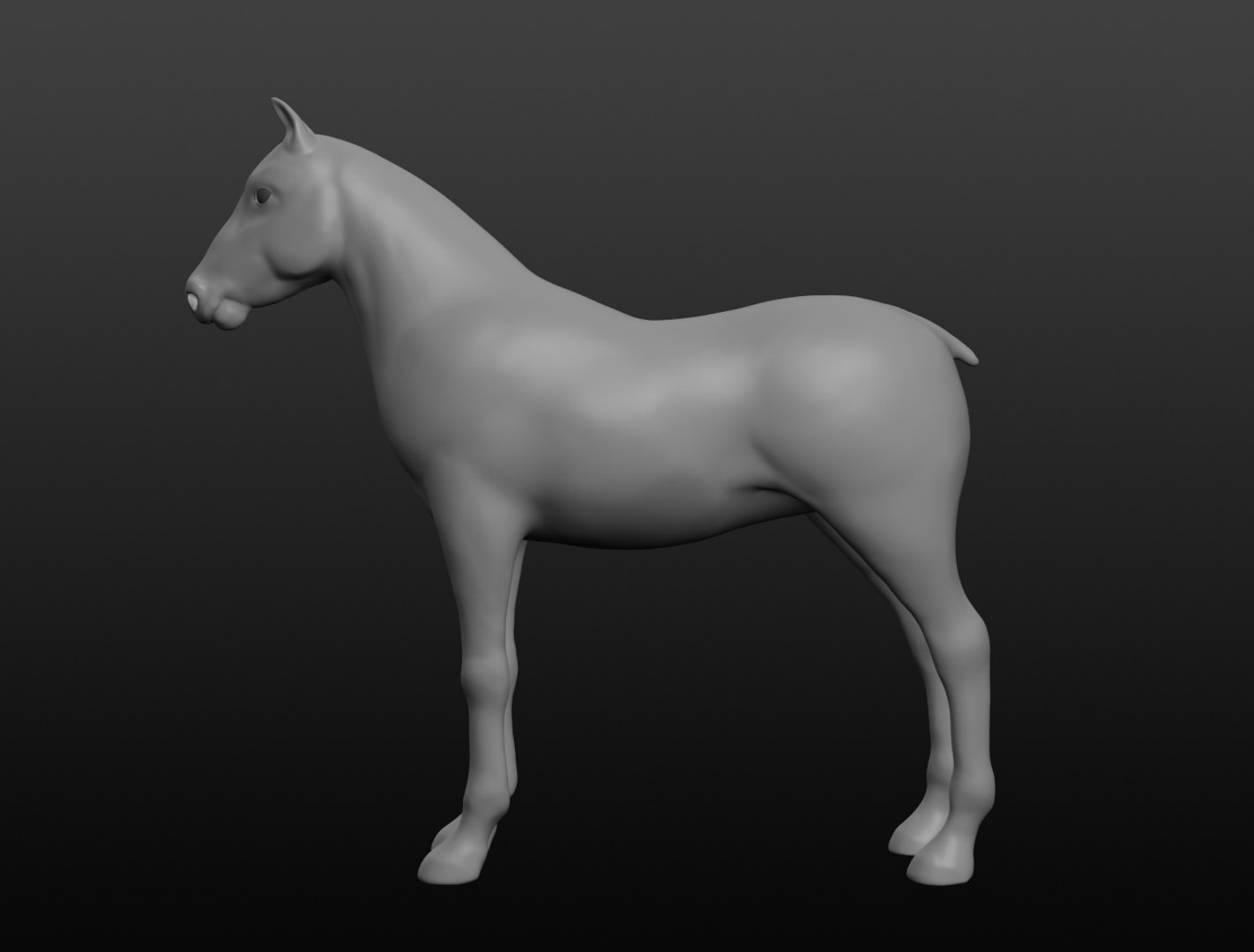 3D Horse Base Mesh Model - TurboSquid 1411570