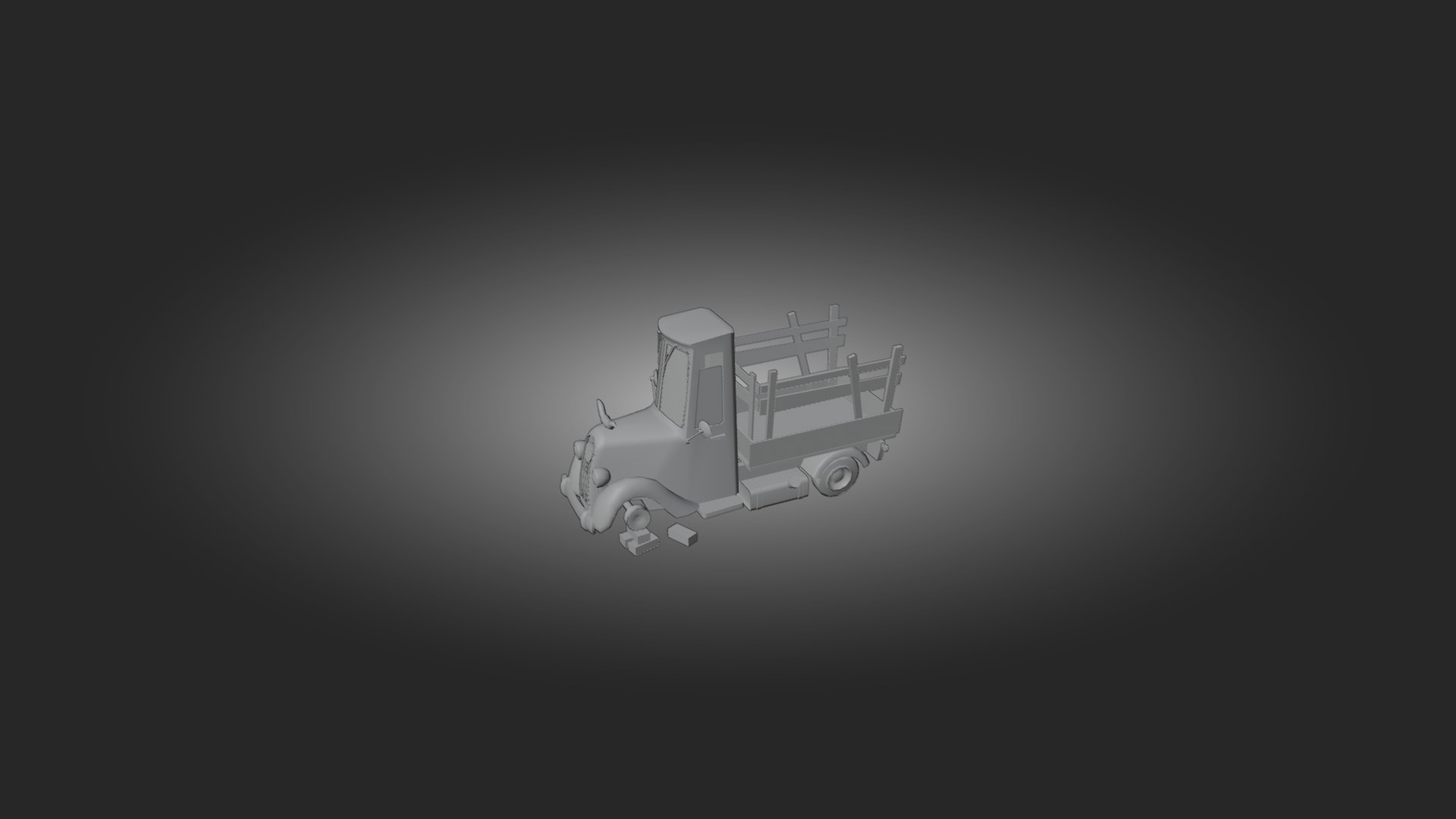 Cartoon Low Poly Pick Up Truck 3D Model 3D - TurboSquid 2314678