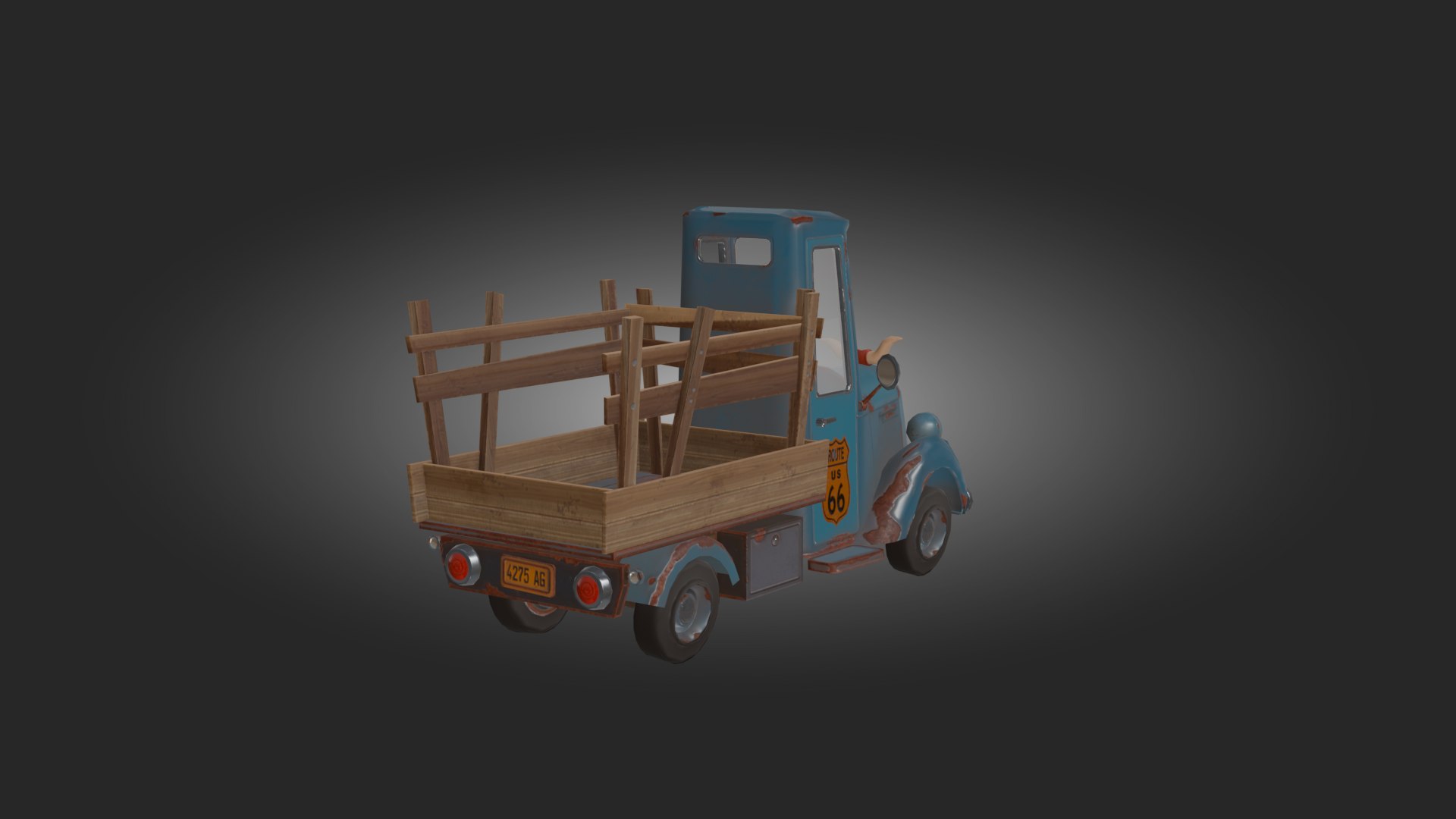 Cartoon Low Poly Pick Up Truck 3D Model 3D - TurboSquid 2314678