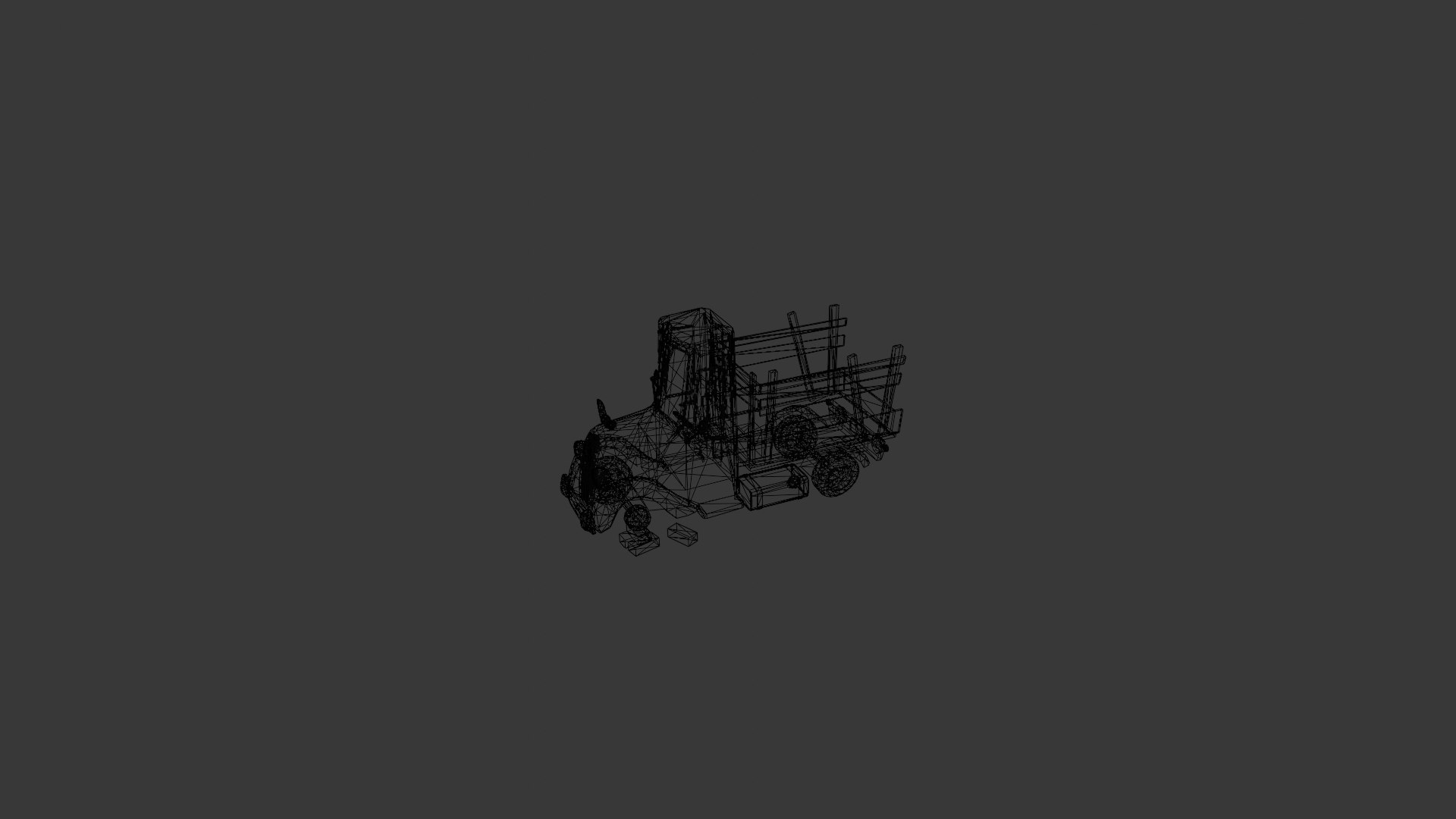 Cartoon Low Poly Pick Up Truck 3D Model 3D - TurboSquid 2314678