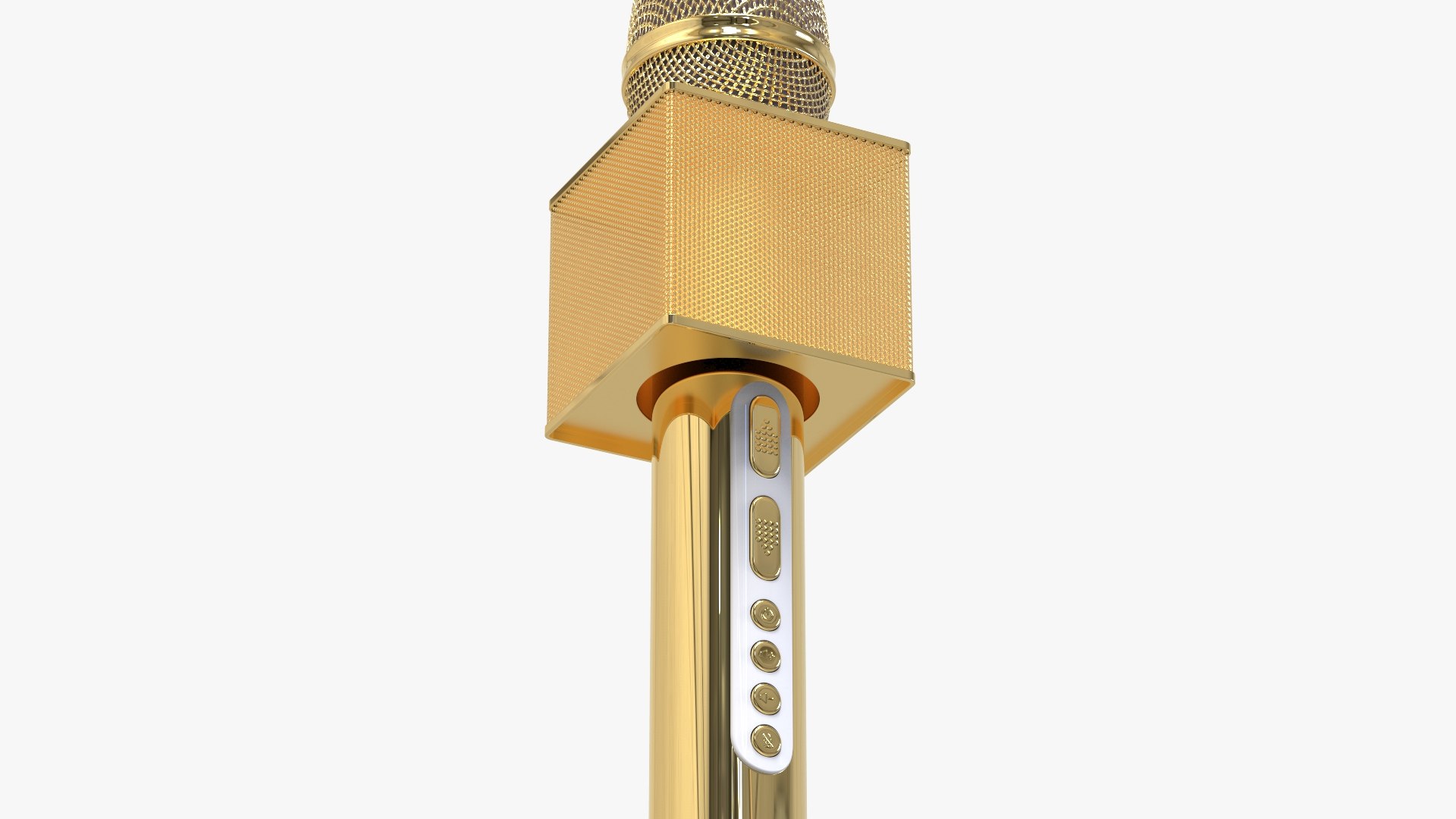 3D Gold Microphone Model - TurboSquid 1756030