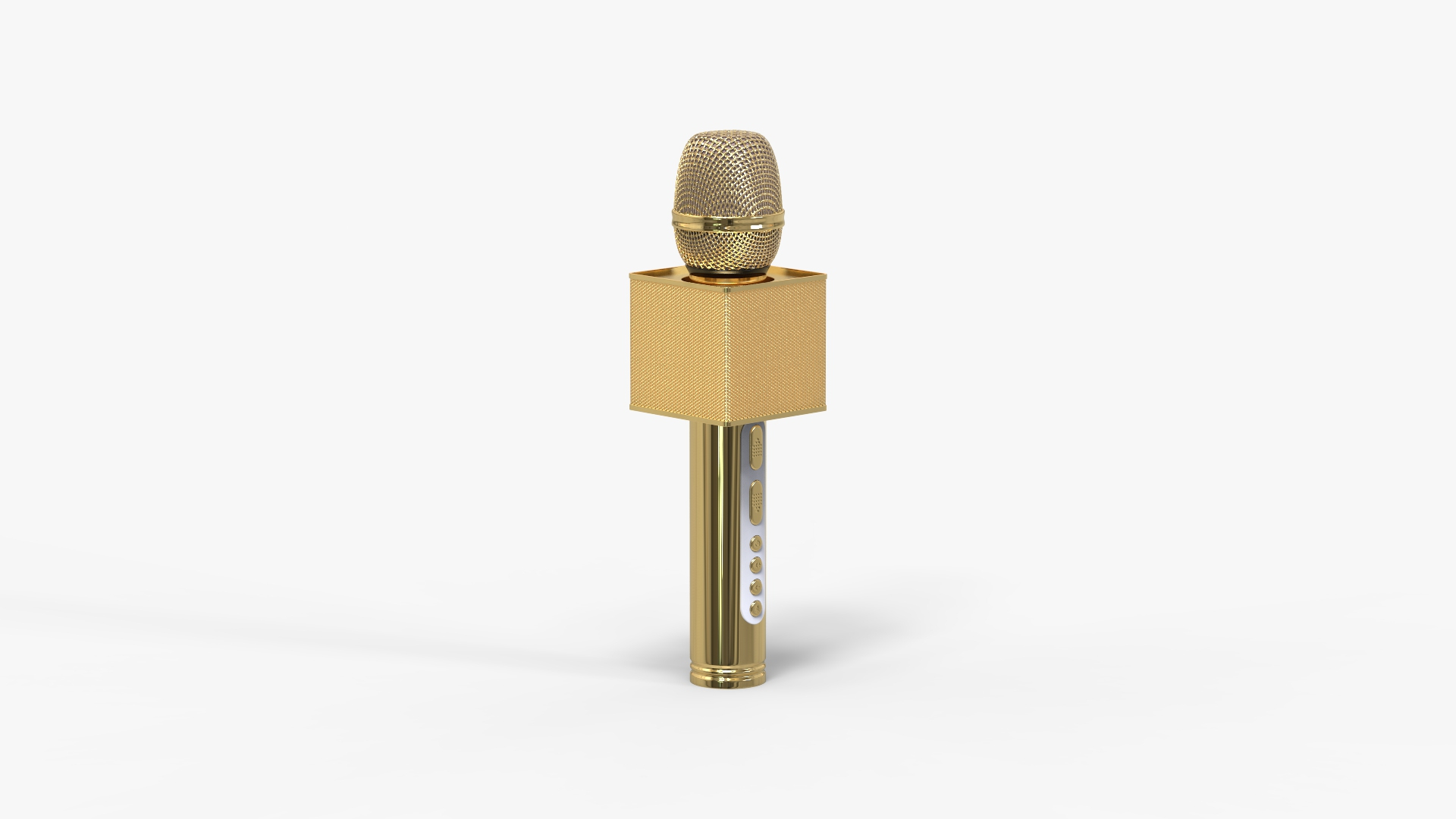 3D Gold Microphone Model - TurboSquid 1756030