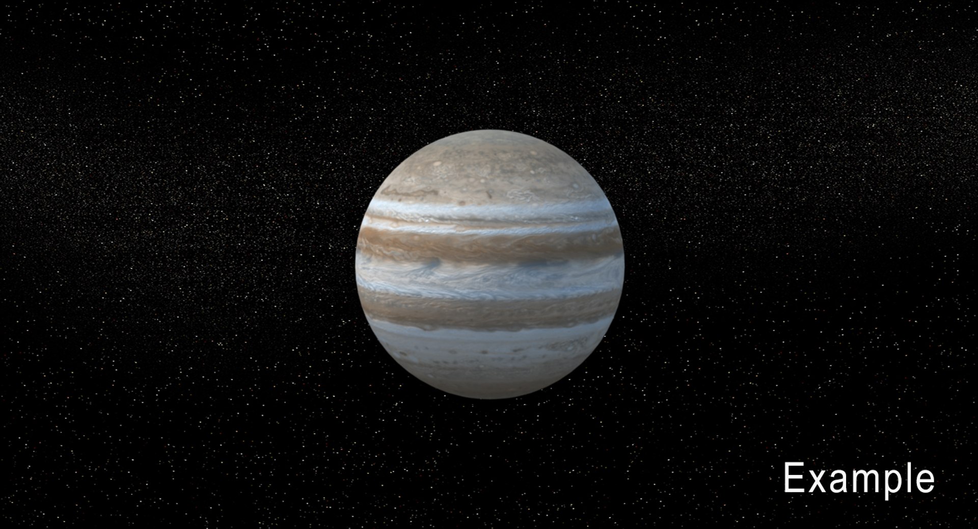 3d jupiter planet model