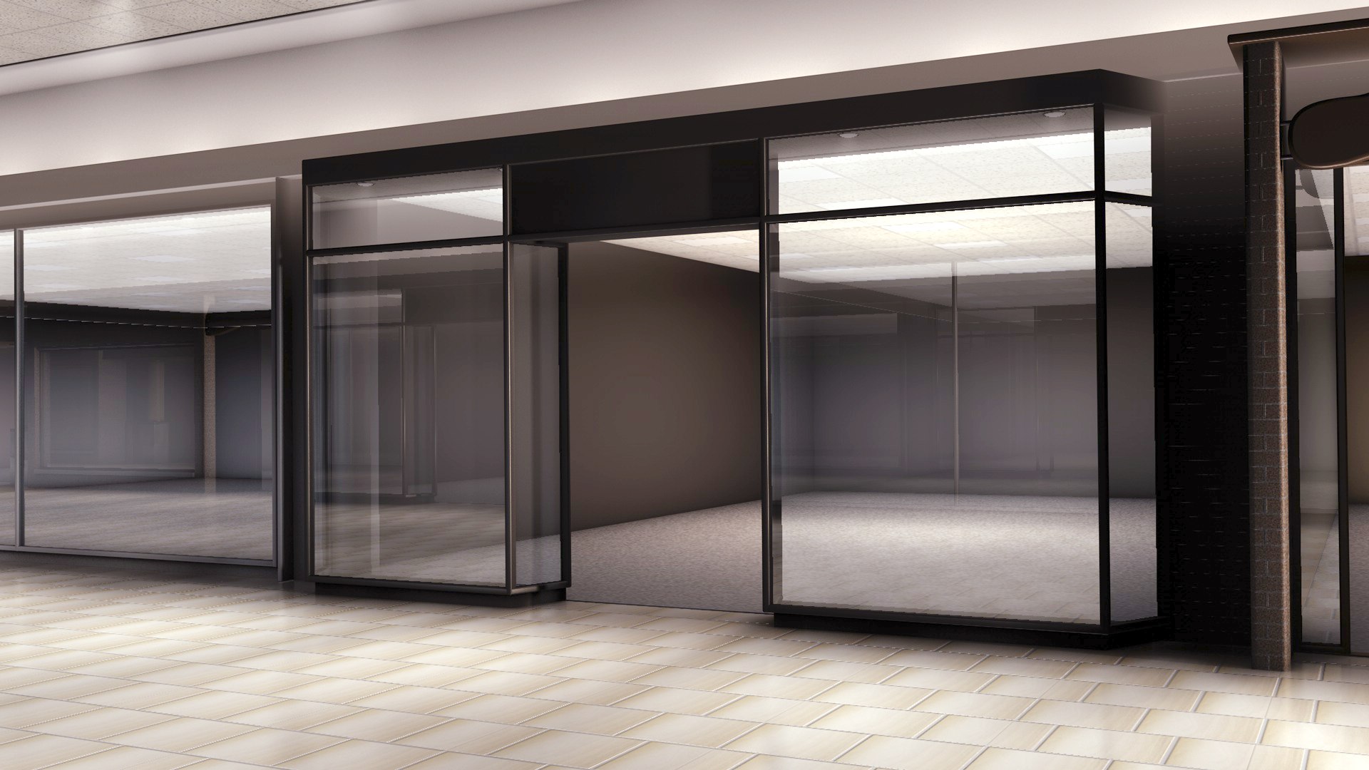 3D Mall Scene Stores - - TurboSquid 1194707