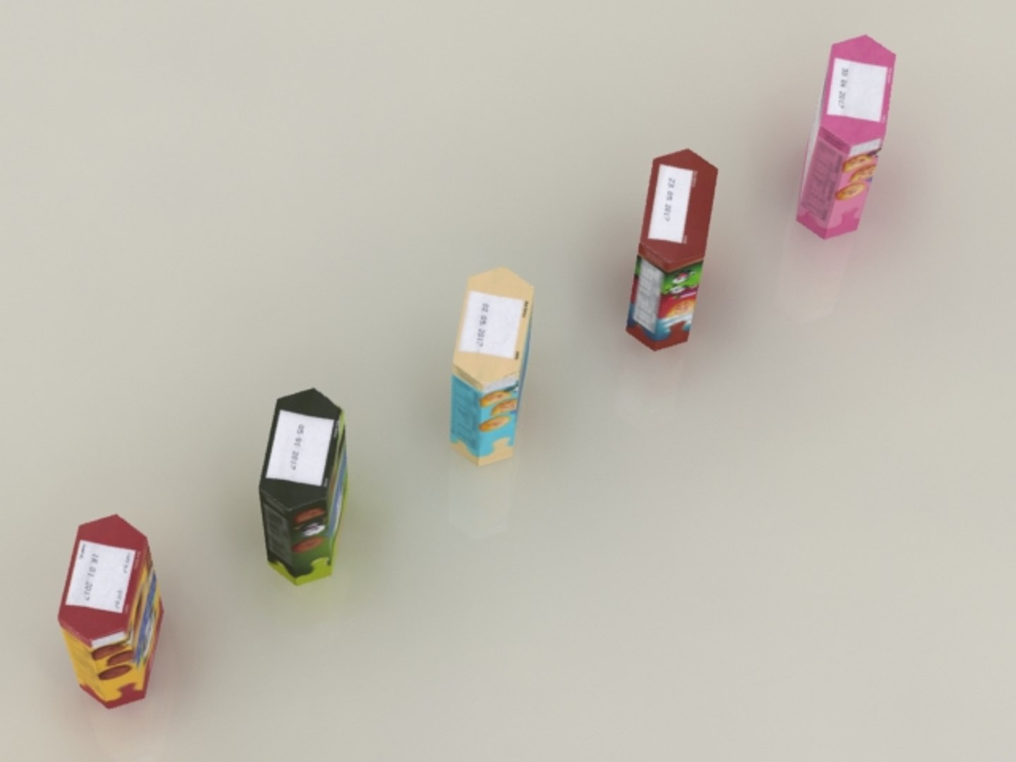 Meiji Hello Panda Snack 3d Model