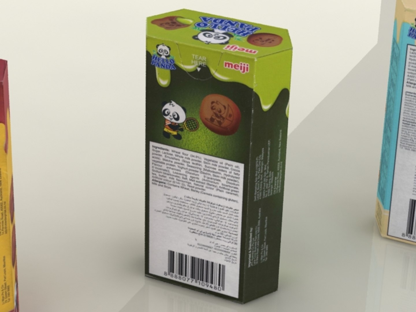 Meiji Hello Panda Snack 3d Model