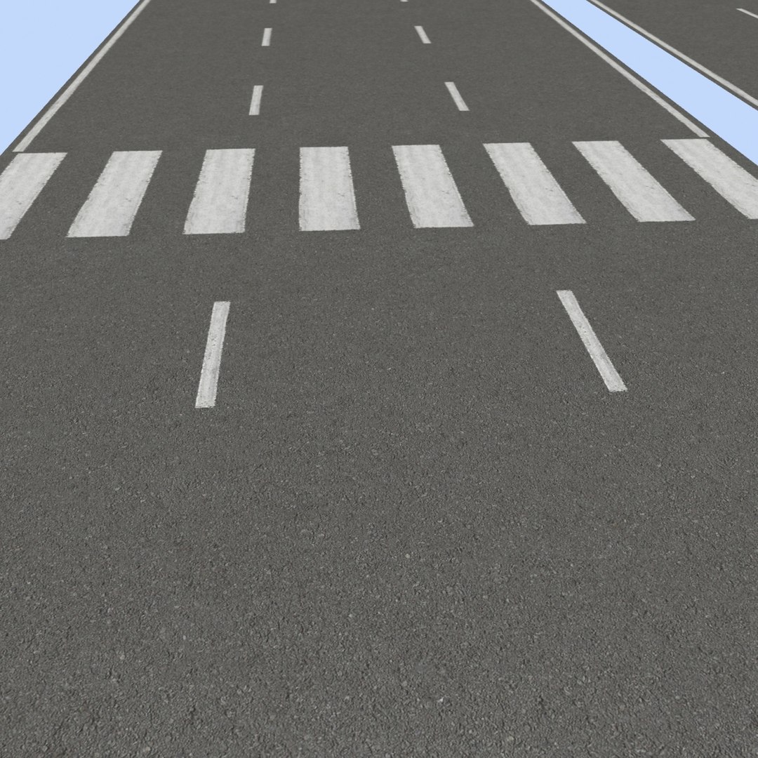 road mht-02 3 lane 3d model