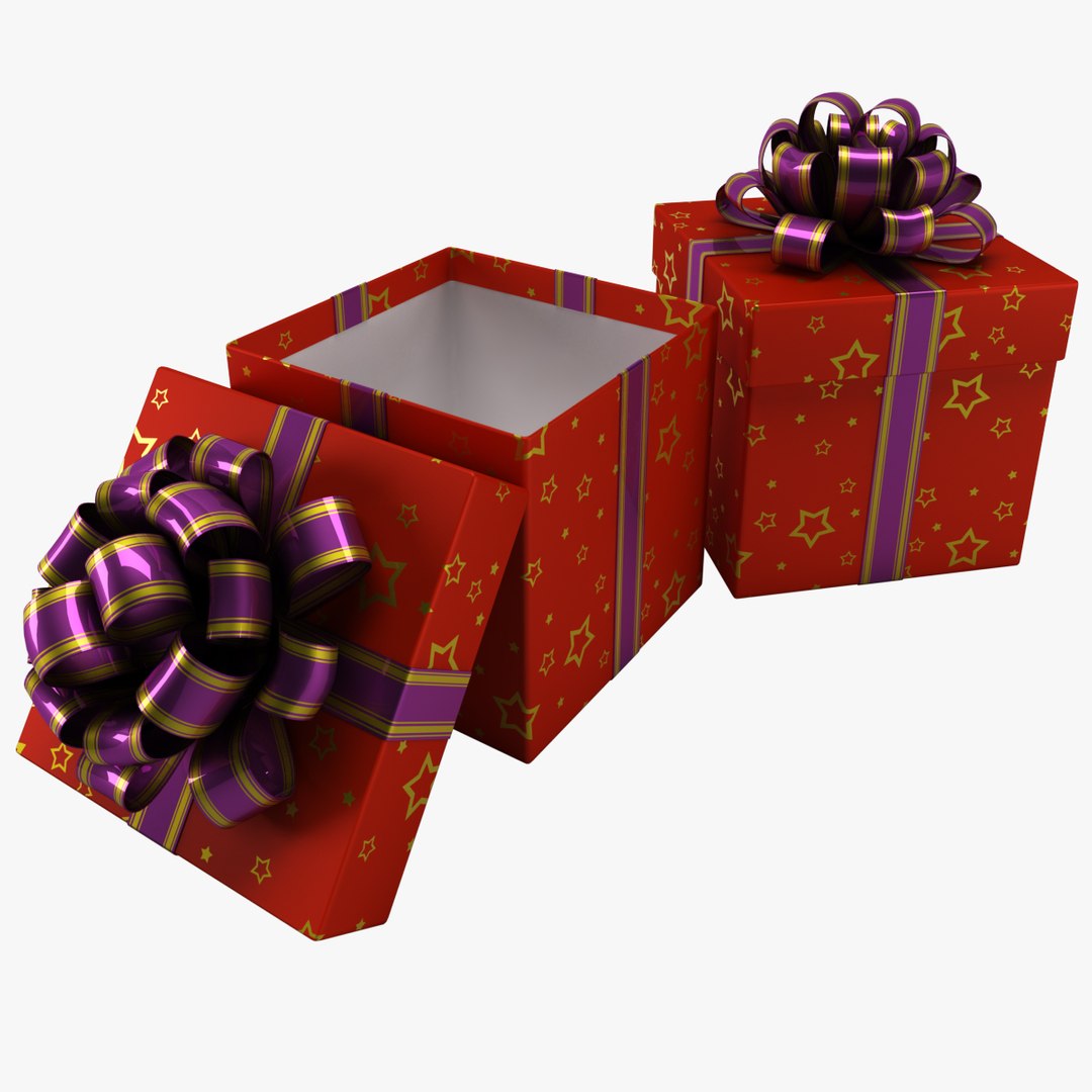 3d Gift Box Model