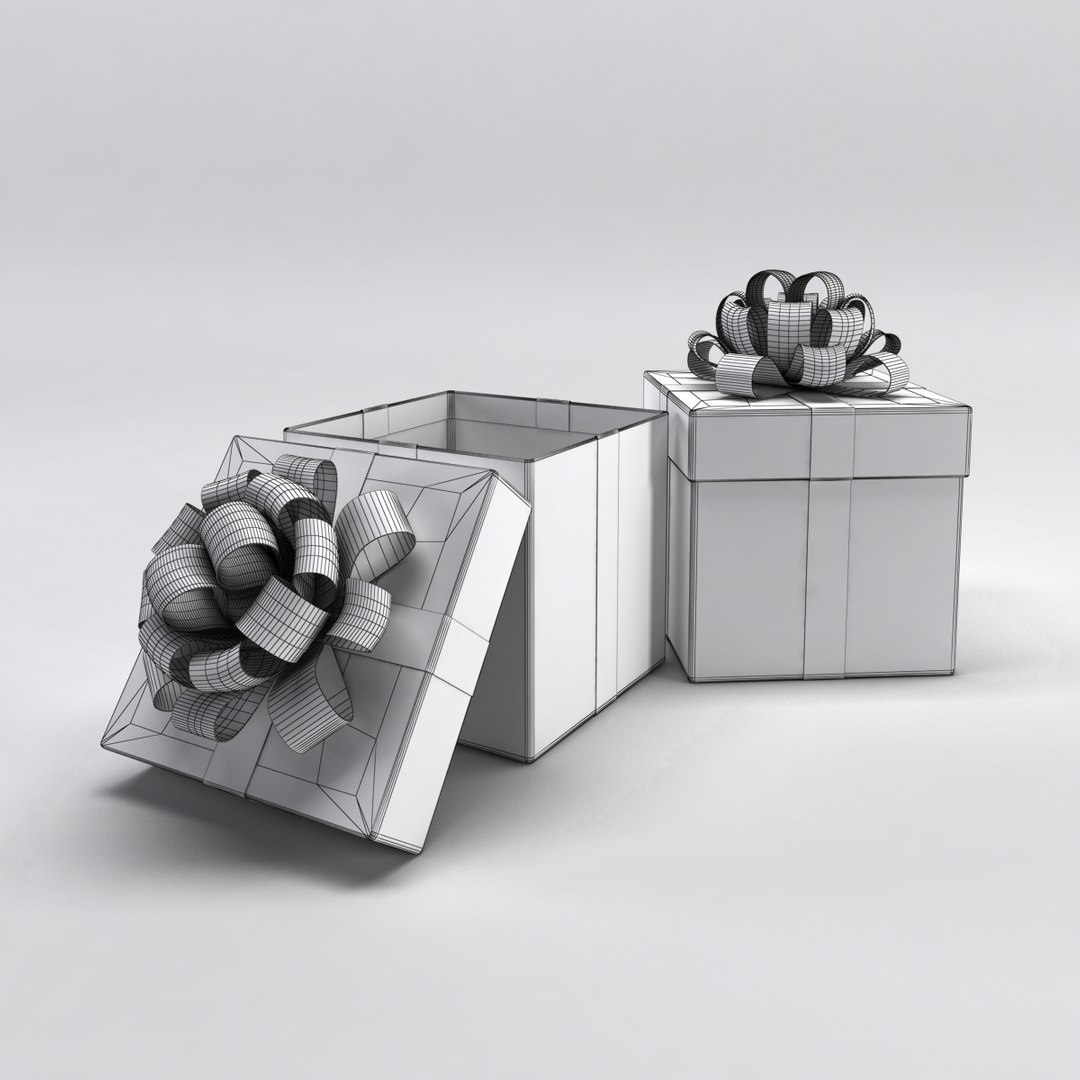 3d Gift Box Model