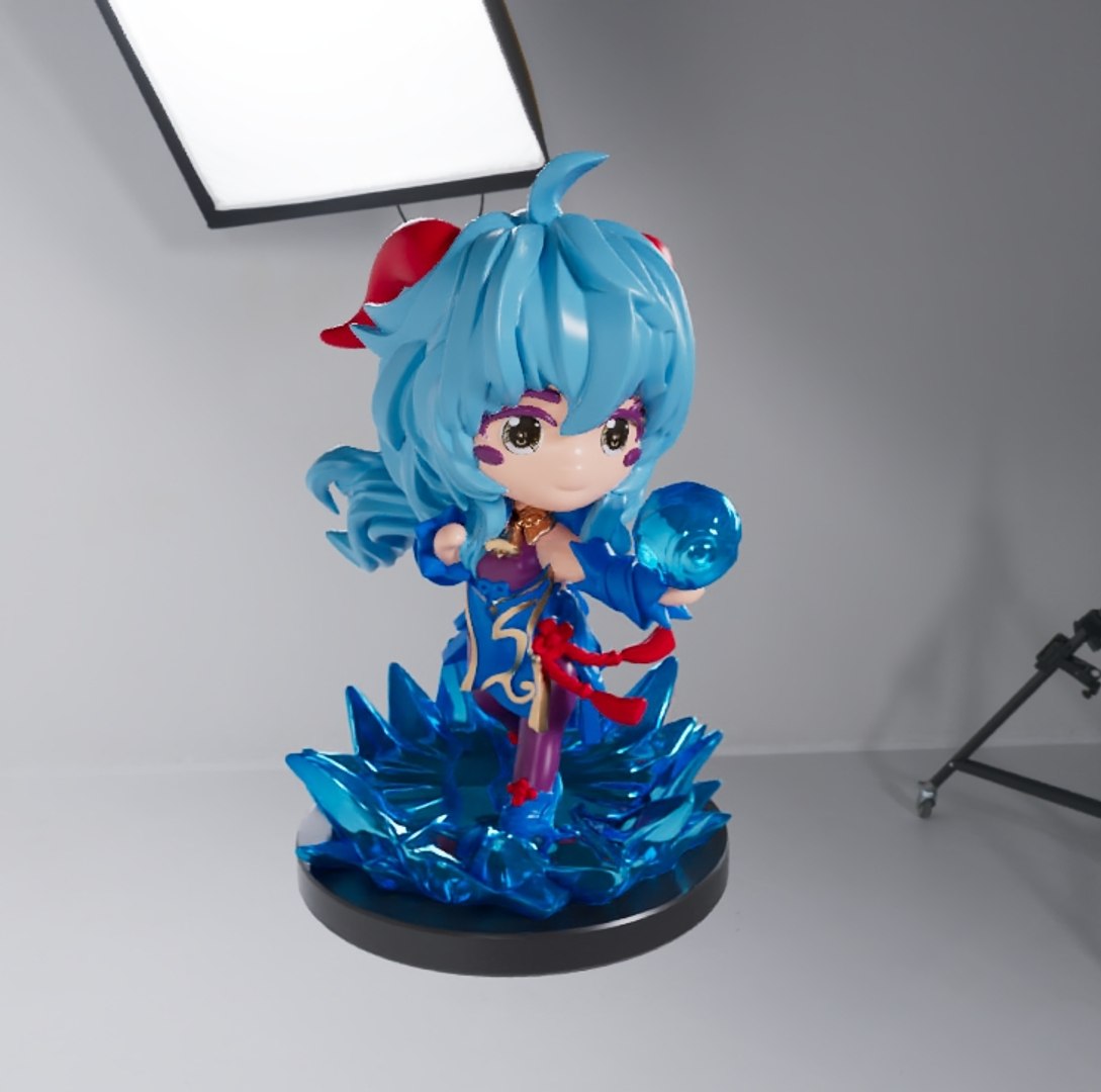 The Figurine Of Ganyu From Genshin Impact1 Model - TurboSquid 2376292
