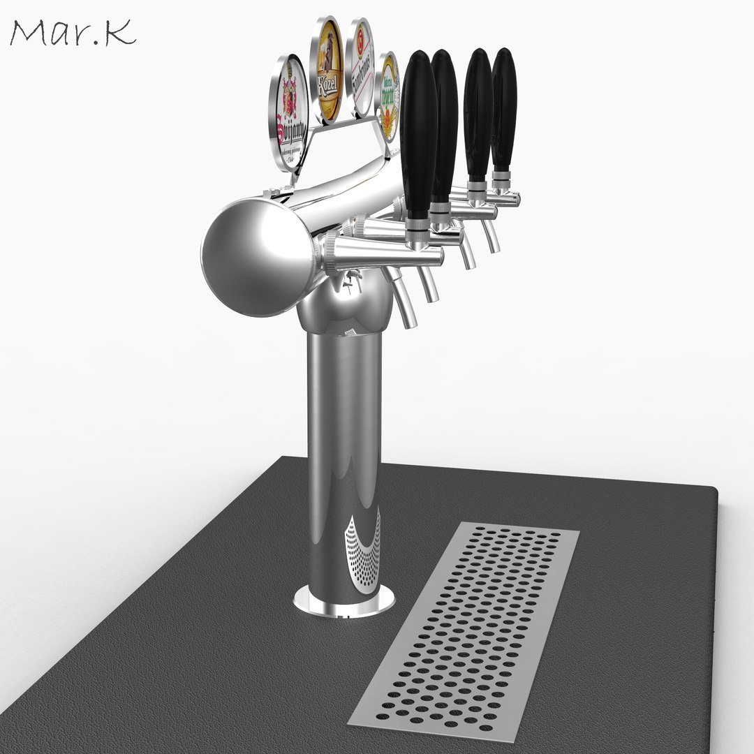 3d Model Beer Tower