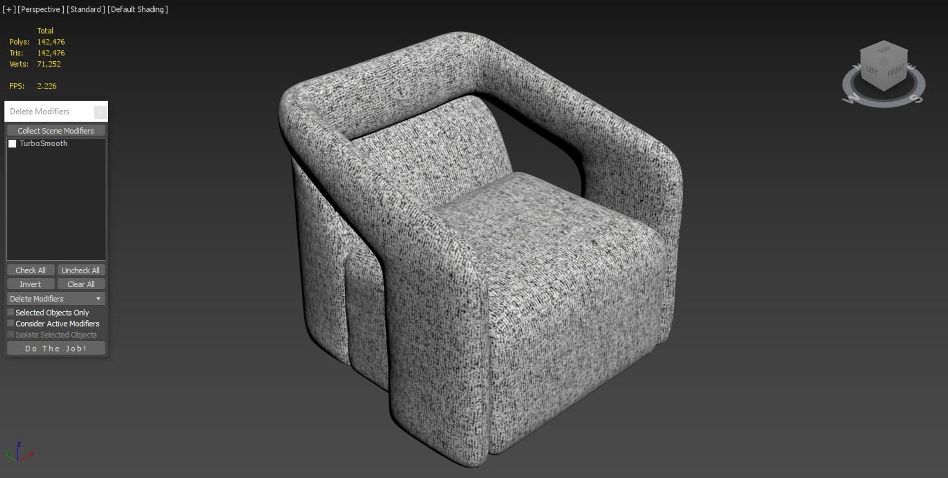 Kendrick Swivel Accent Chair 3D Model - TurboSquid 2259989