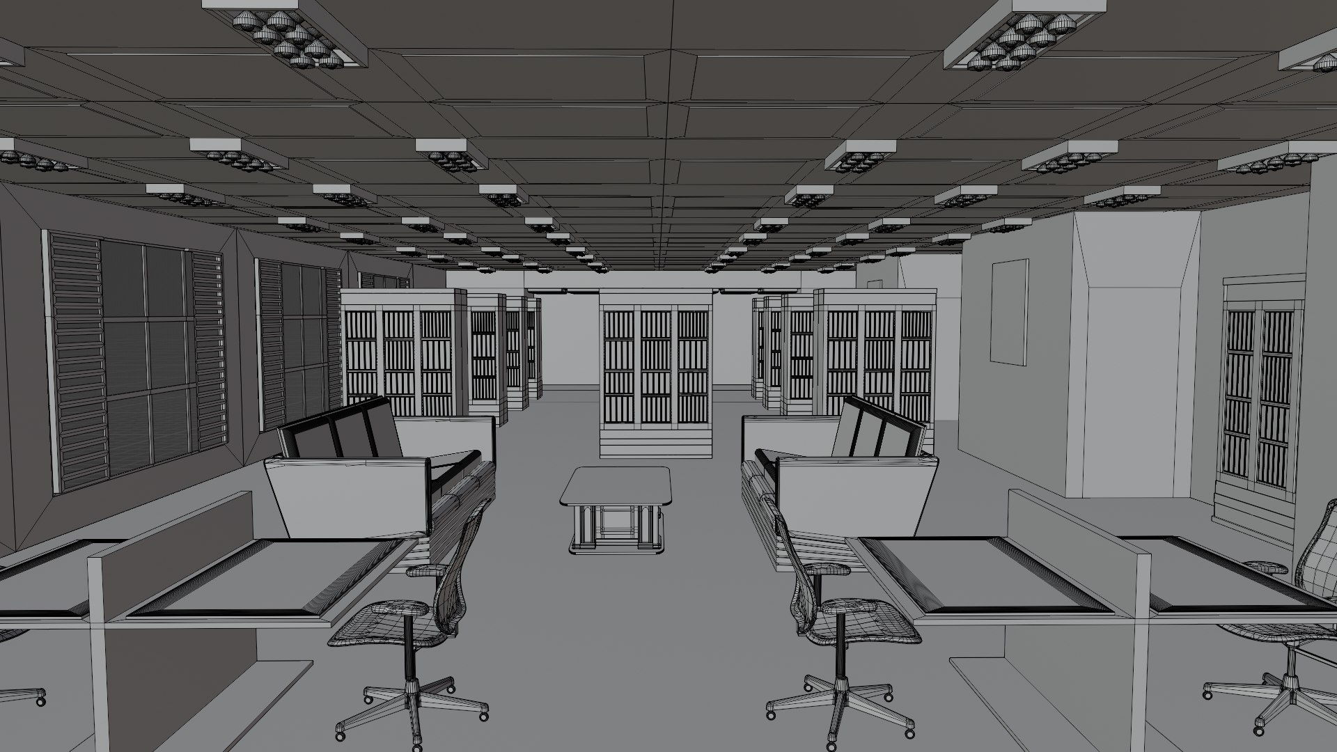 Library Interior 3D model - TurboSquid 2177257