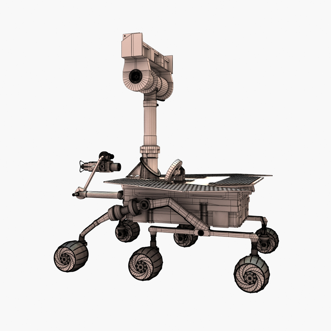 3ds max nasa mars rover spirit