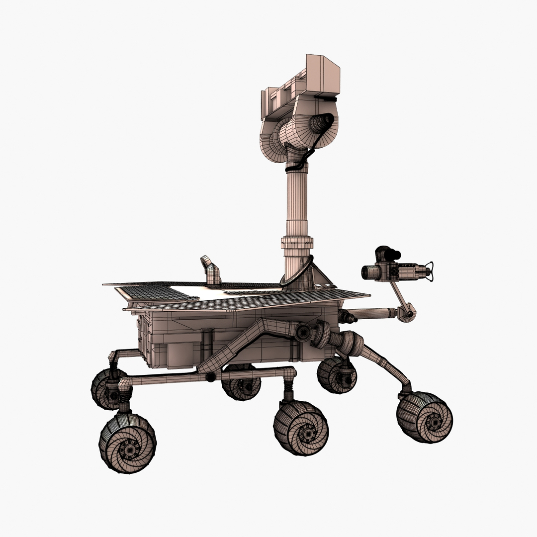 3ds max nasa mars rover spirit