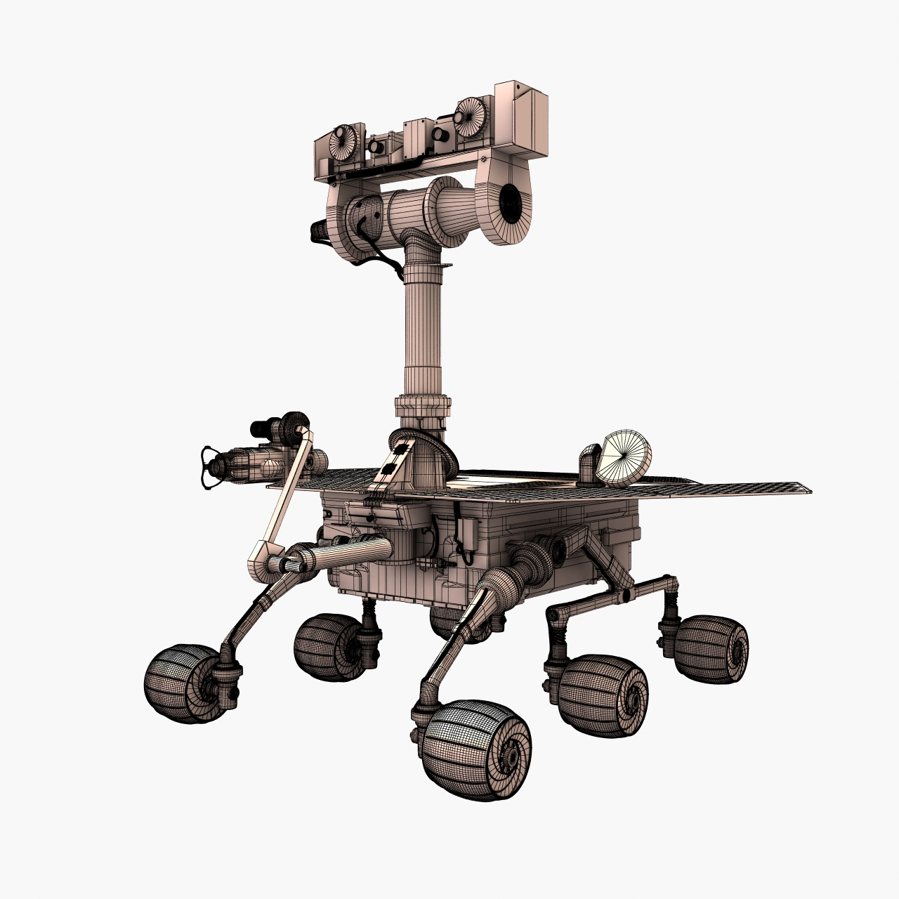 3ds max nasa mars rover spirit