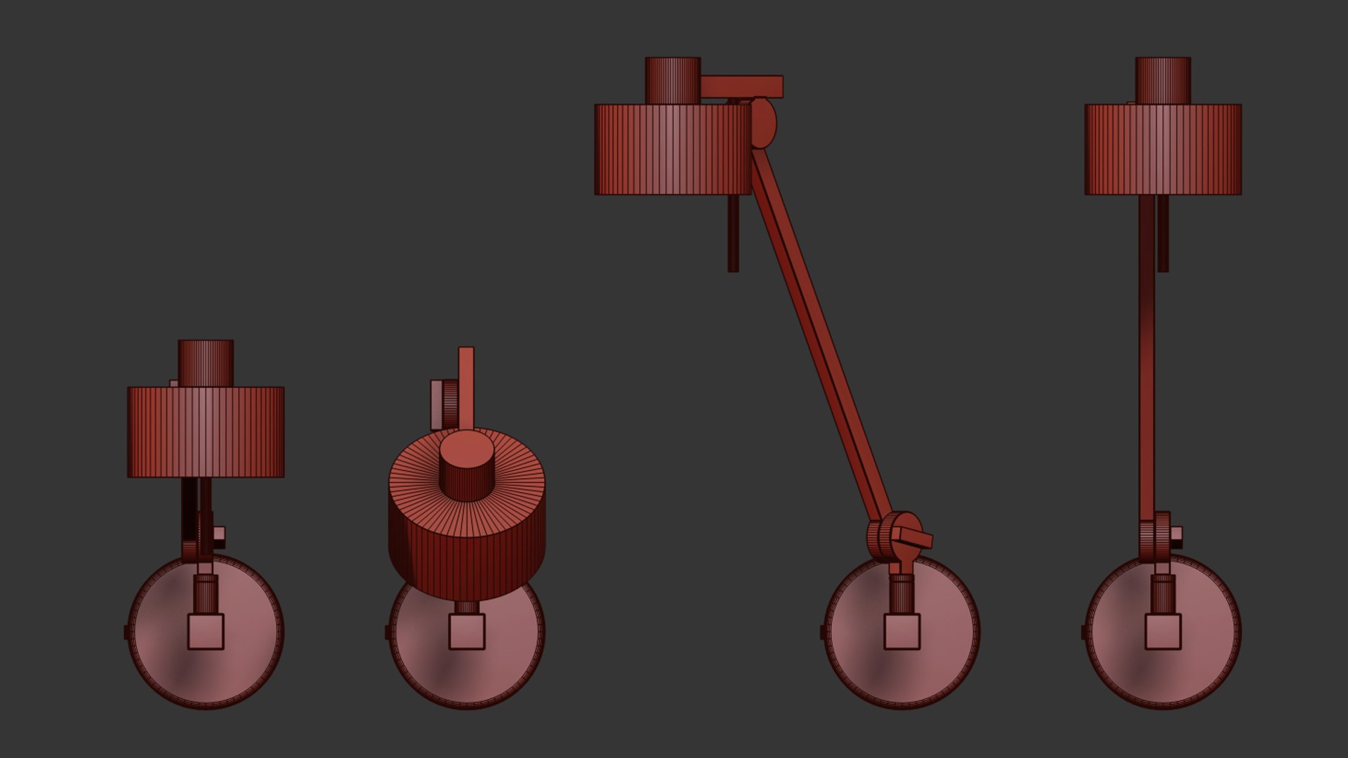 3D AX 20 AP GR by Axolight Sconce - TurboSquid 2125652