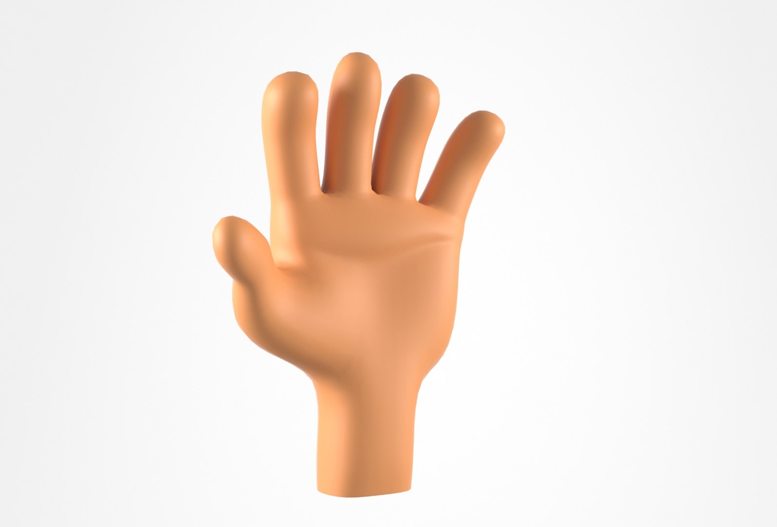 3D Hand Cartoon Character Model - TurboSquid 1335154