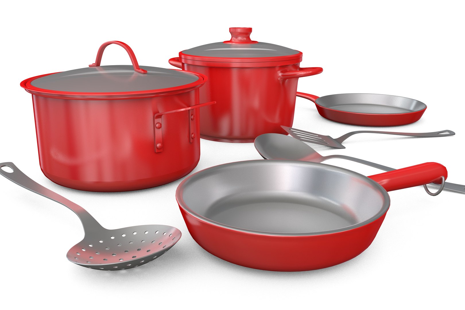 3D Cookware Set model - TurboSquid 2161136