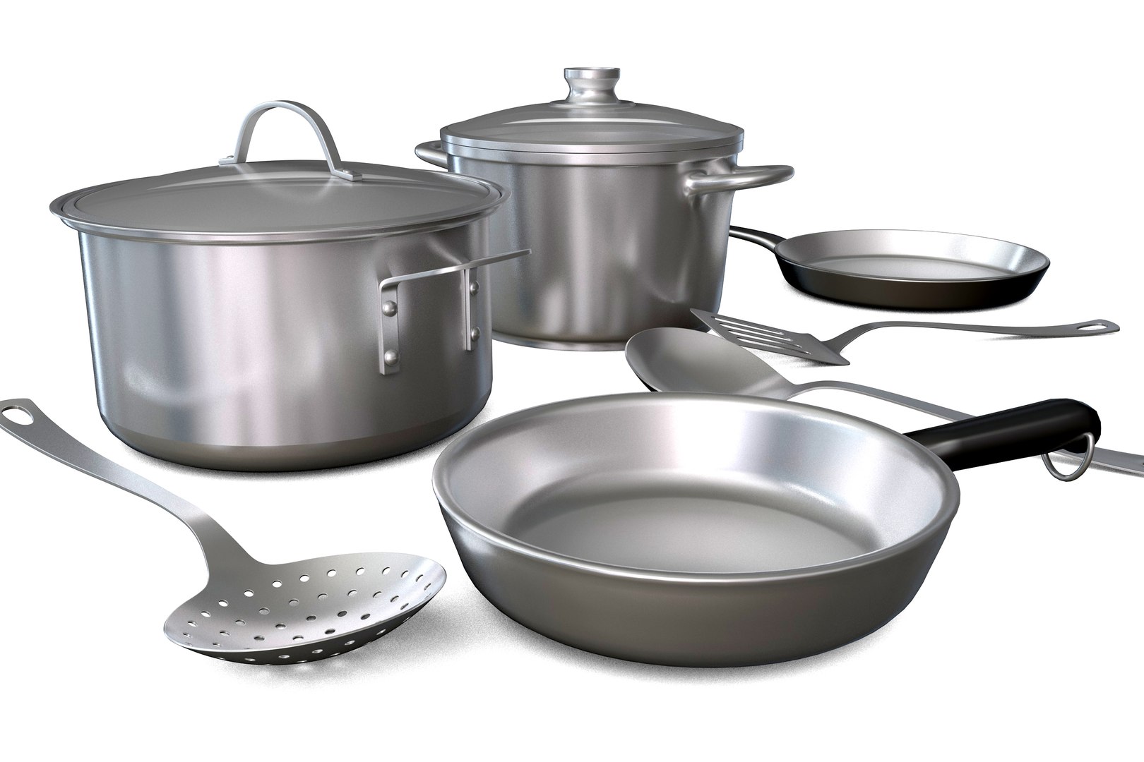 3D Cookware Set model - TurboSquid 2161136