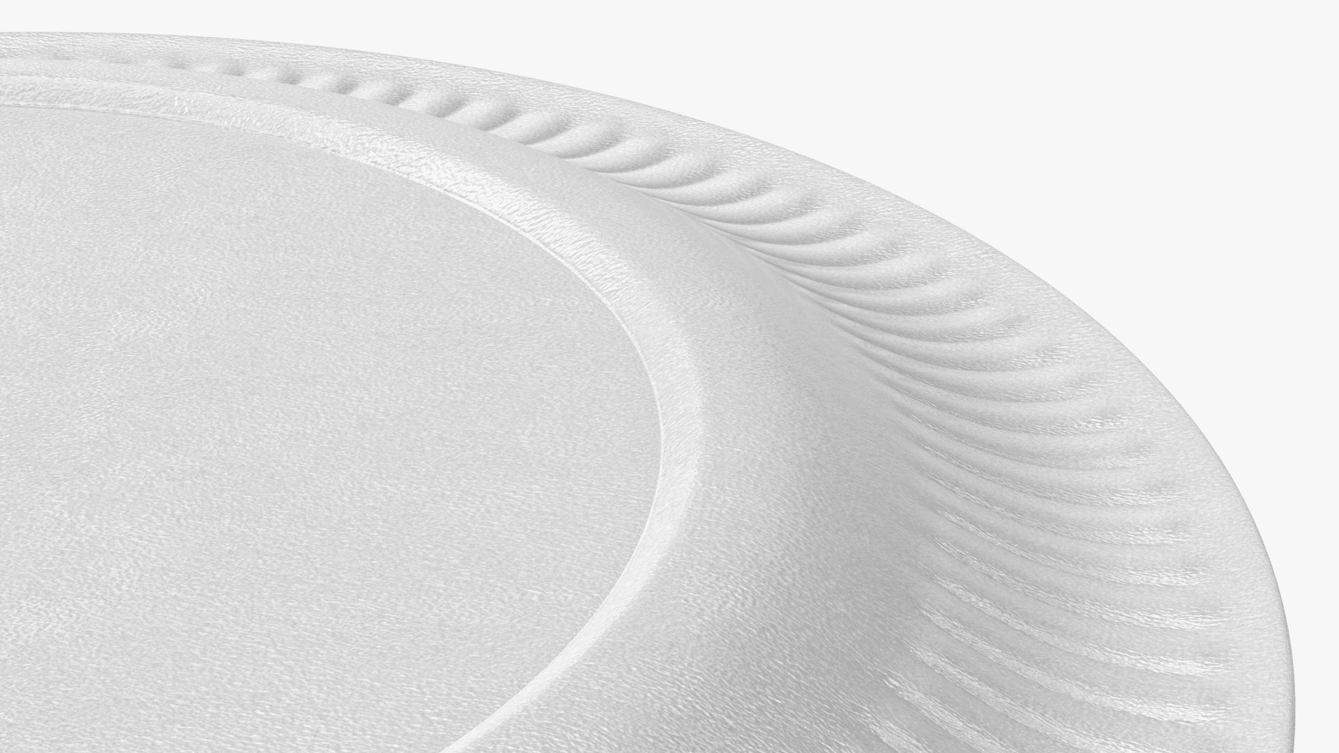 3D Styrofoam Plate Model - TurboSquid 2051611