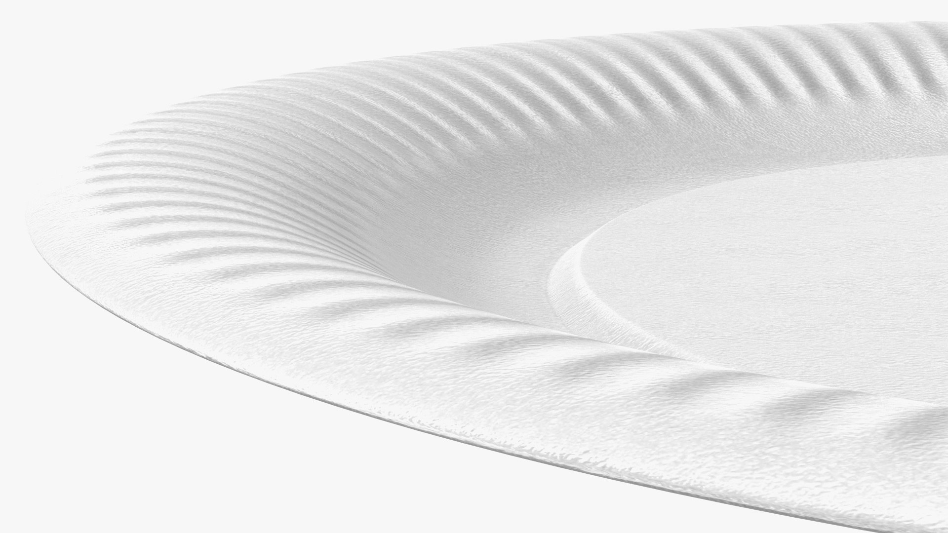 3D Styrofoam Plate Model - TurboSquid 2051611