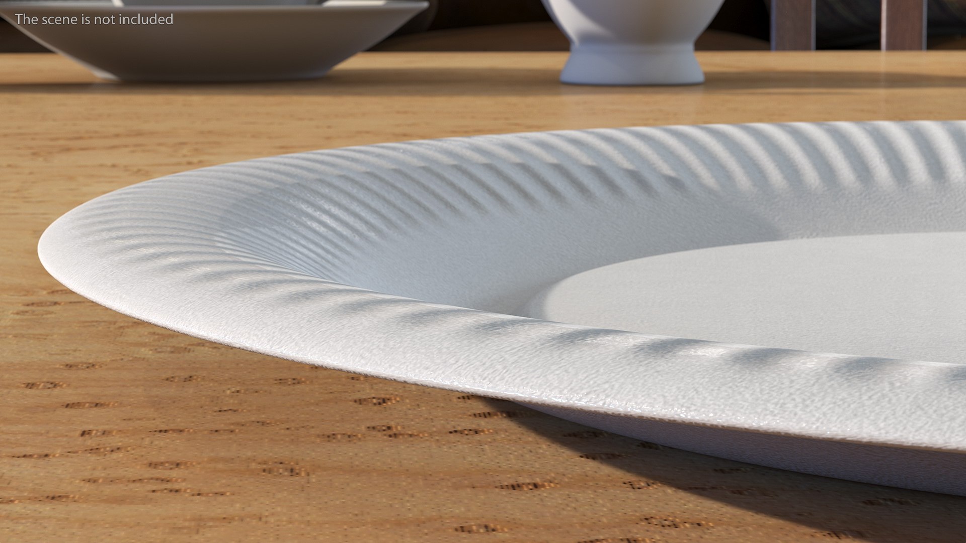 3D Styrofoam Plate Model - TurboSquid 2051611