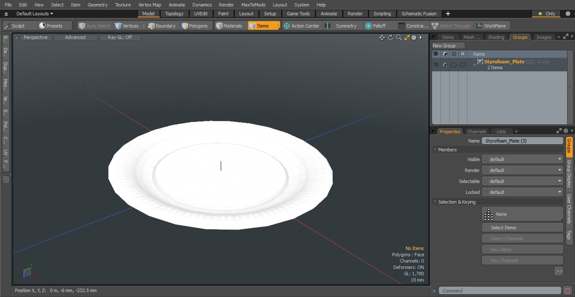 3D Styrofoam Plate model - TurboSquid 2051611
