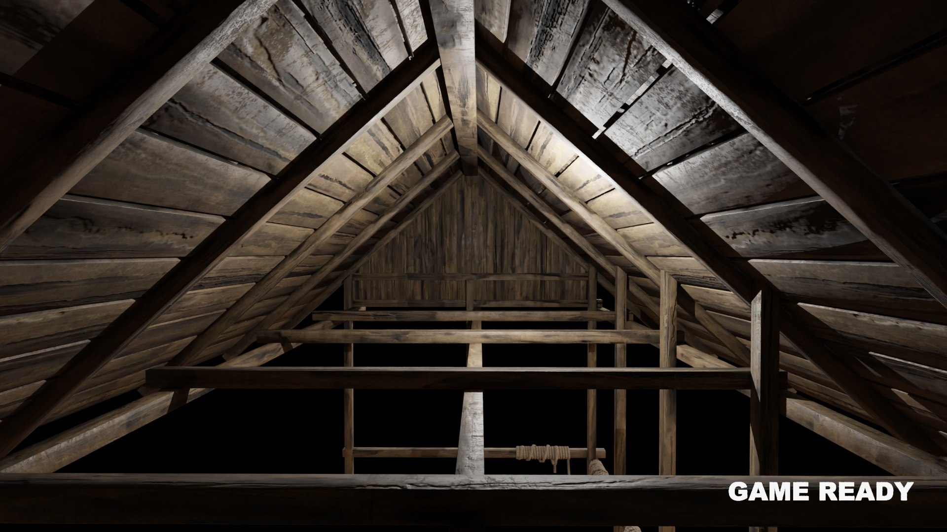 3D Old Wooden Medieval Shed Building 3 model - TurboSquid 2104770