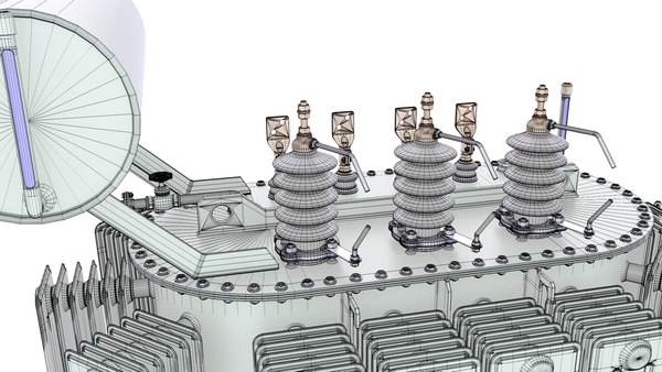 Transformer power distribution 3D model - TurboSquid 1684708
