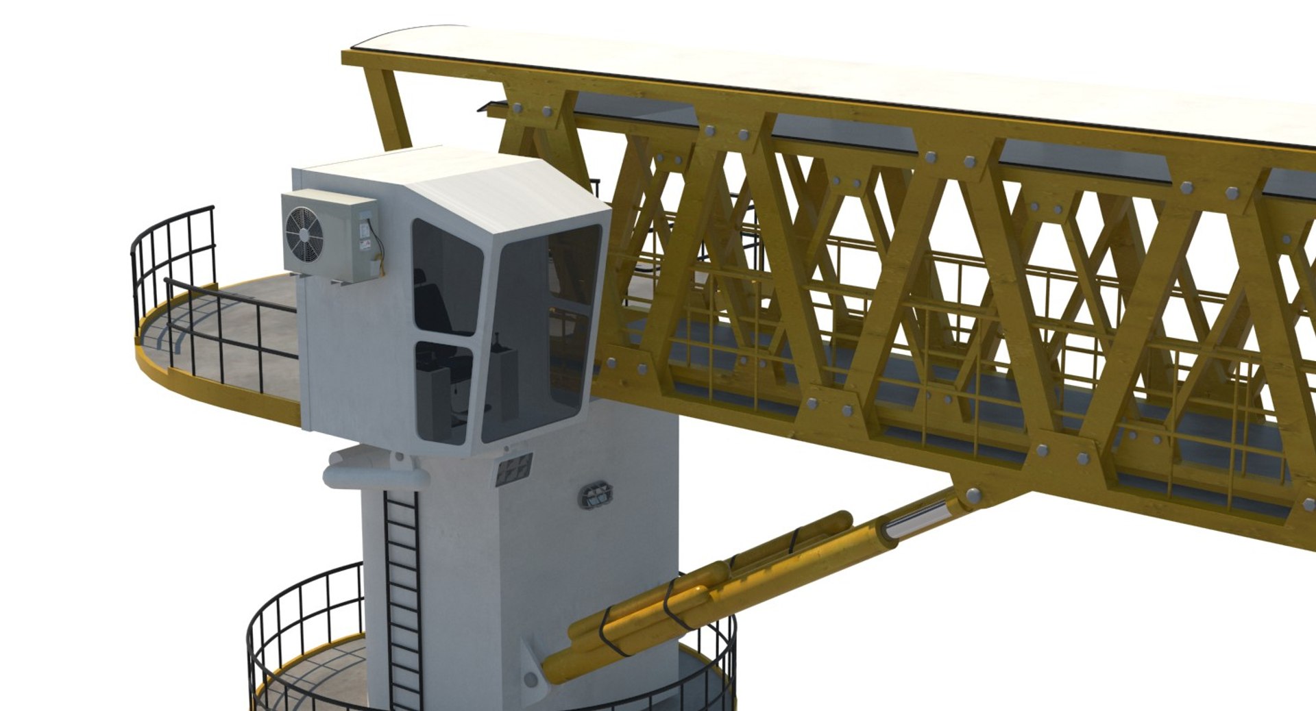 Offshore Gangway 3d Model