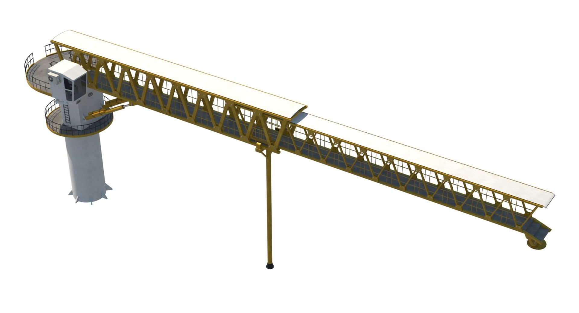 Offshore Gangway 3d Model