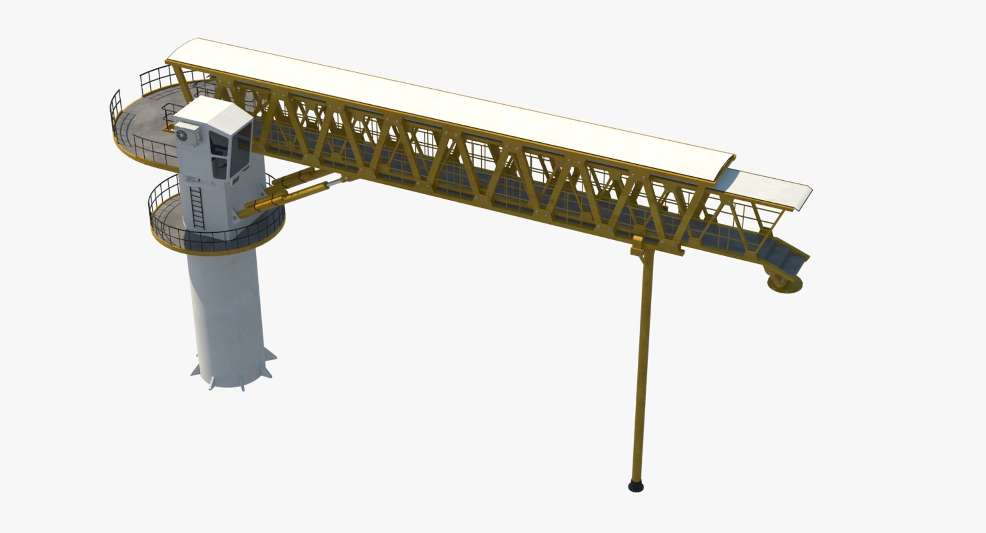 Offshore Gangway 3d Model