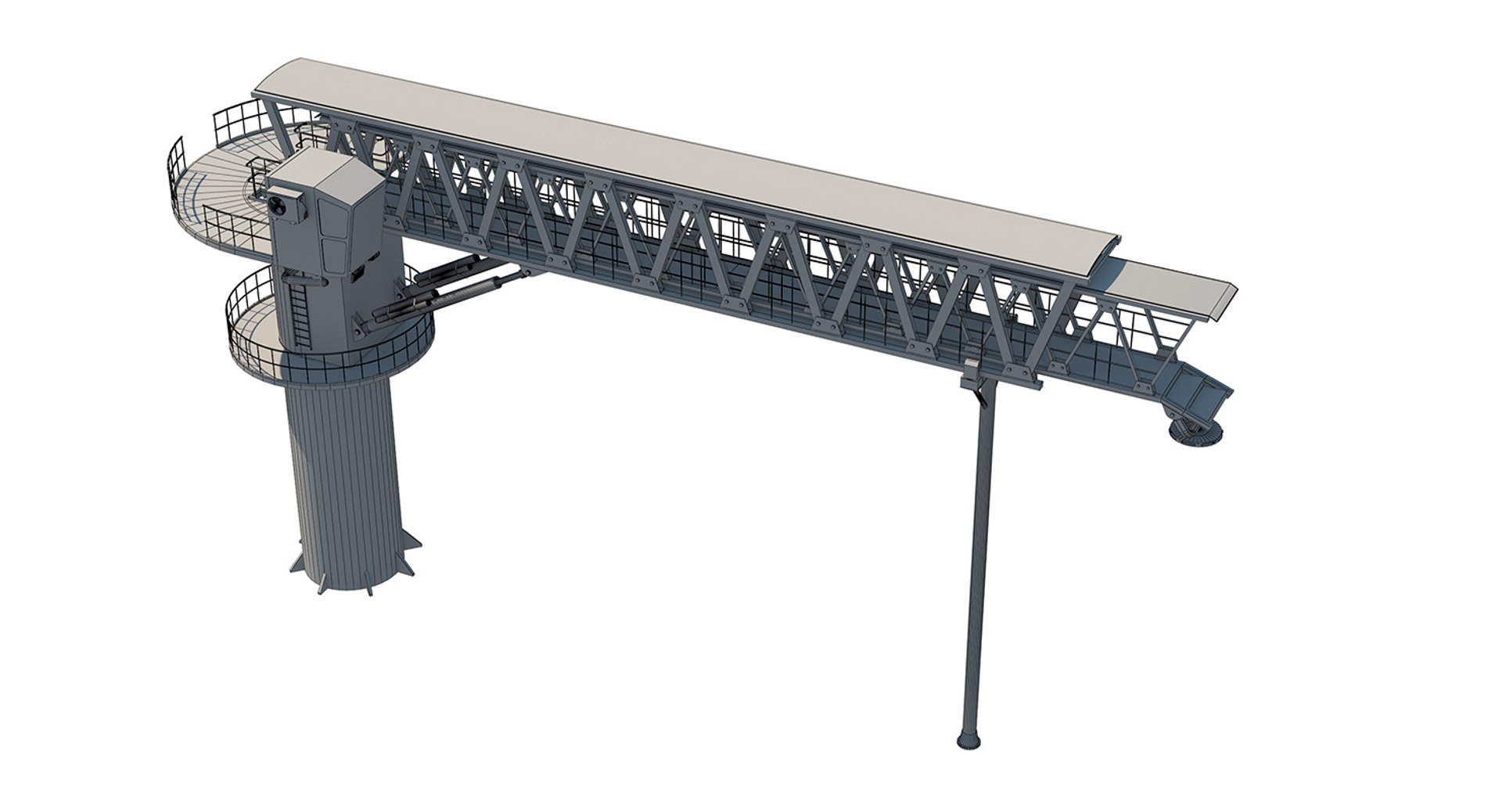 Offshore Gangway 3d Model